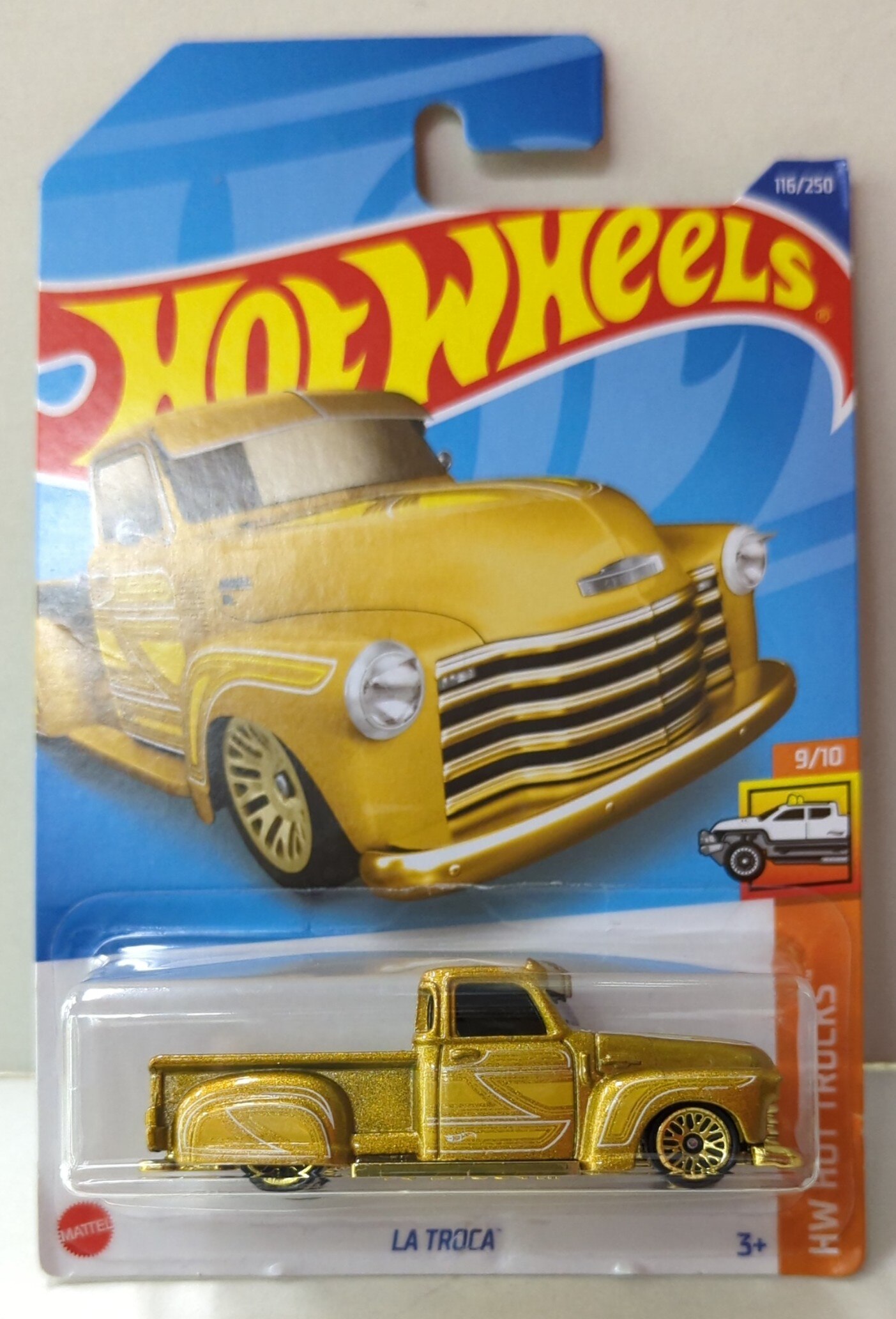 MATTEL HOTWHEELS HW HOT TRUCKS 9/10 HCV95 LA TROCA/ゴールド 116/250 | まんだらけ Mandarake