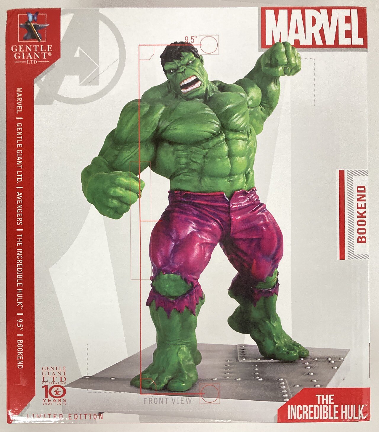 GENTLE GIANT BOOKEND AVENGERS THE INCREDIBLE HULK 9.5インチ | まんだらけ Mandarake