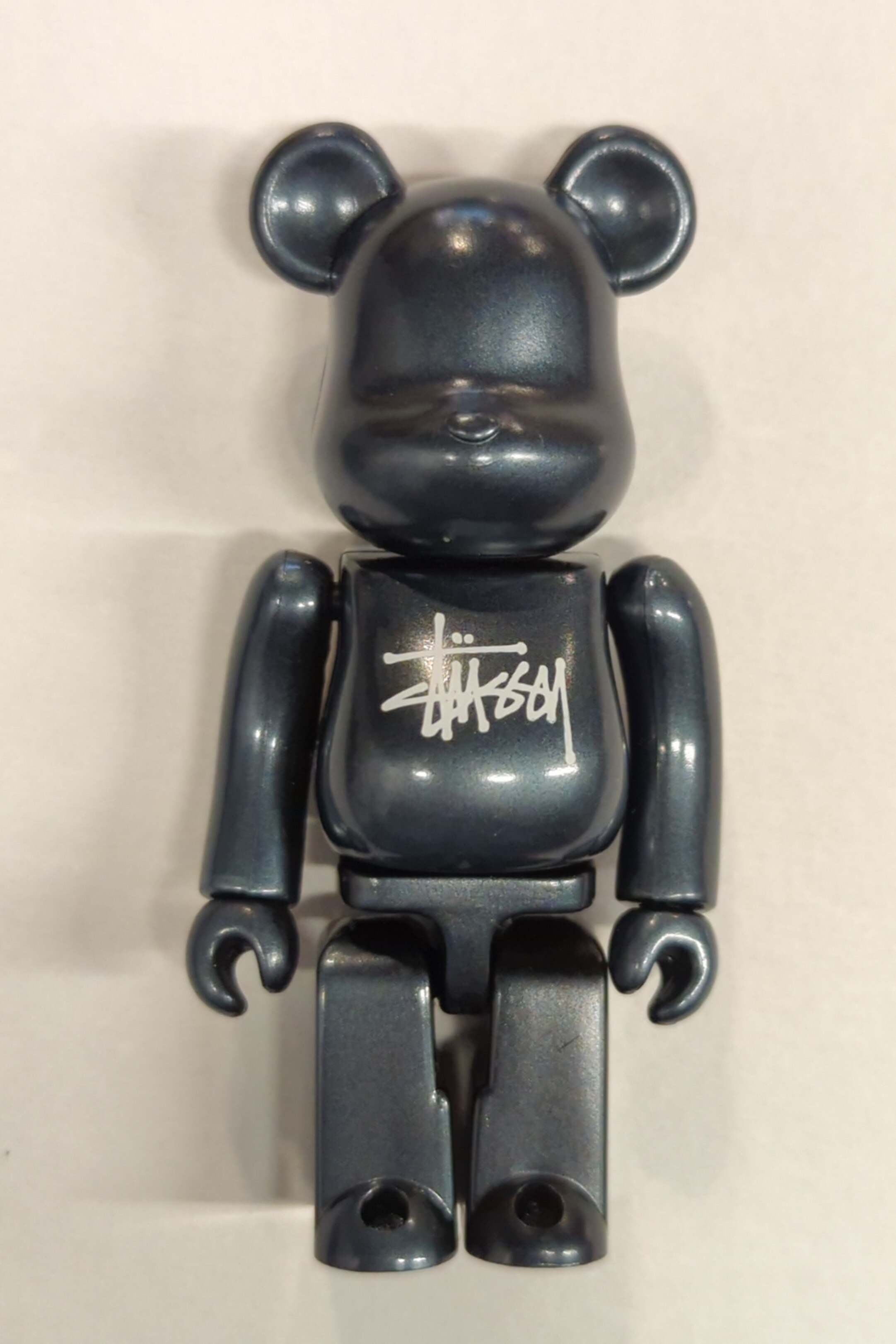 MEDICOMTOY BE@RBRICK STUSSY メタリックダークブルー 100% | まんだらけ Mandarake