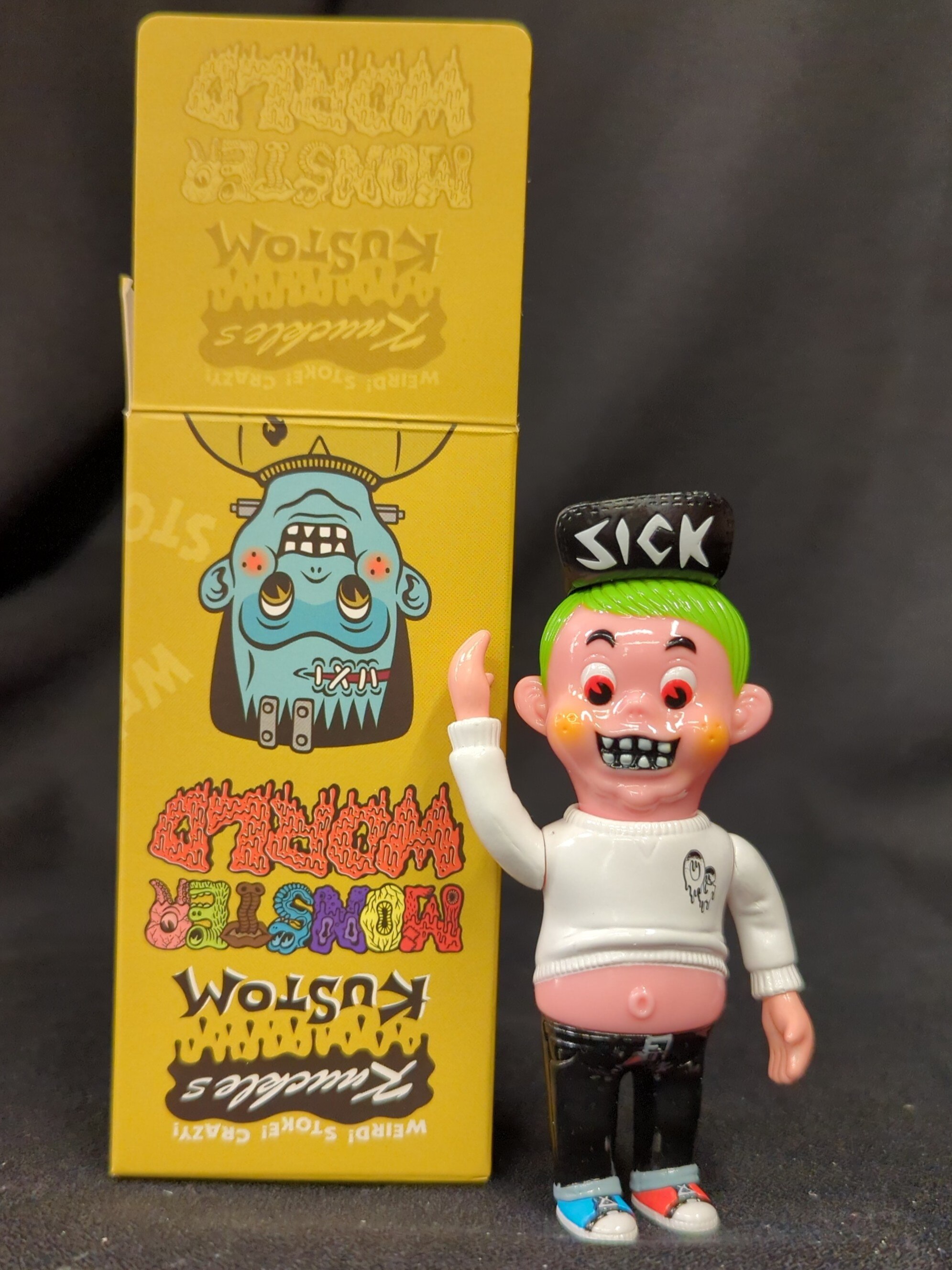 HOW2WORK Knuckle's Kustom Monster World HEAD LOCK STUDIO SICK BOY 肌色/白/黒/黄緑髪 | まんだらけ Mandarake