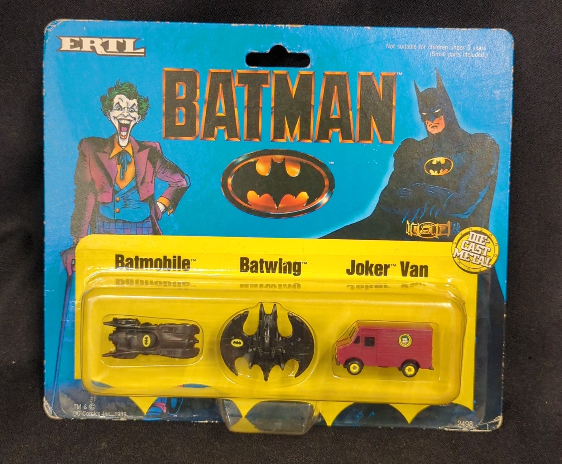 ERTL DIE CAST METAL BATMOBILE / BATWING / JOKER VAN | まんだらけ Mandarake