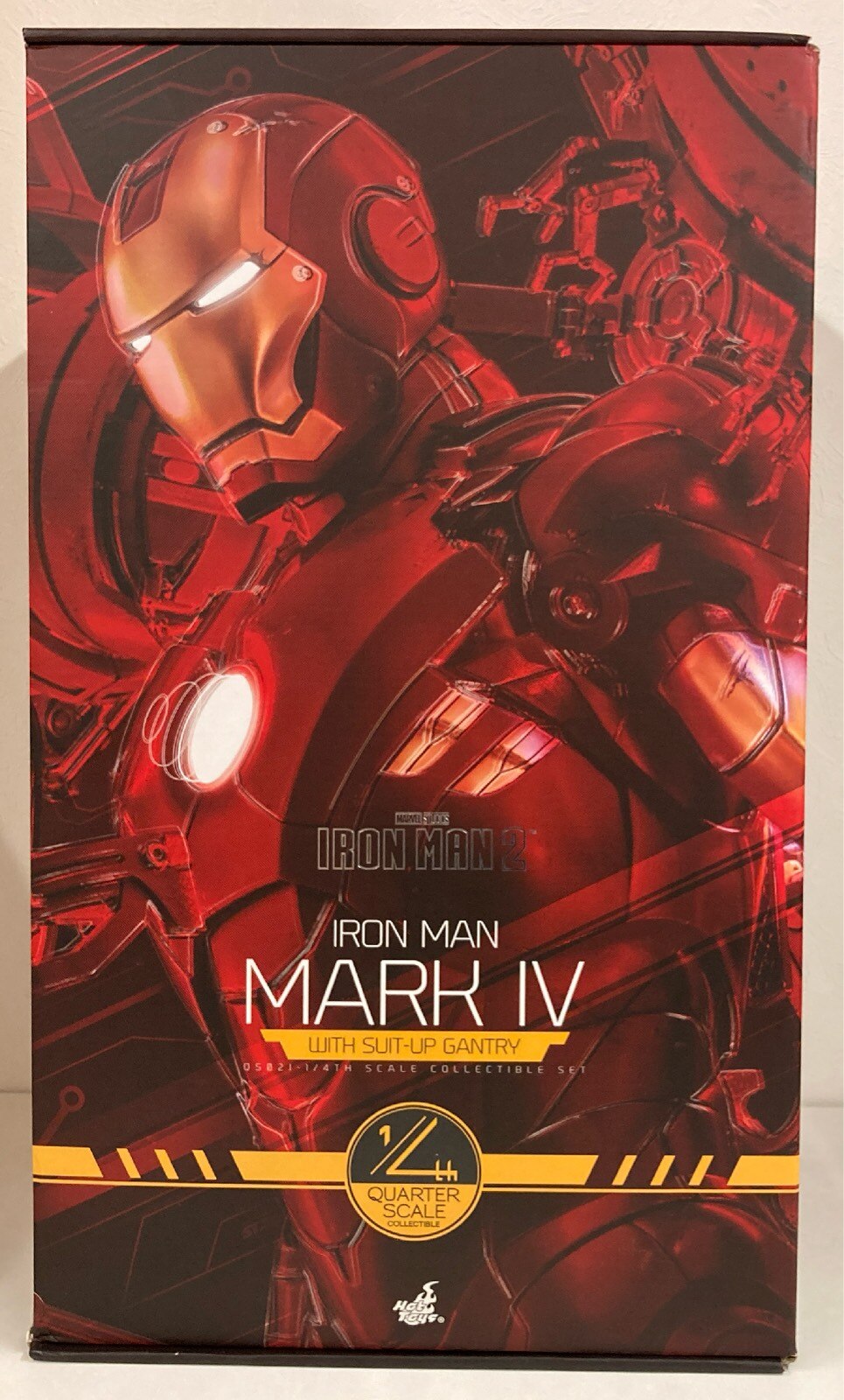 HOTTOYS 1/4 QUARTER SCALE IRON MAN MARK IV / WITH SUIT UP GANTRY | まんだらけ Mandarake