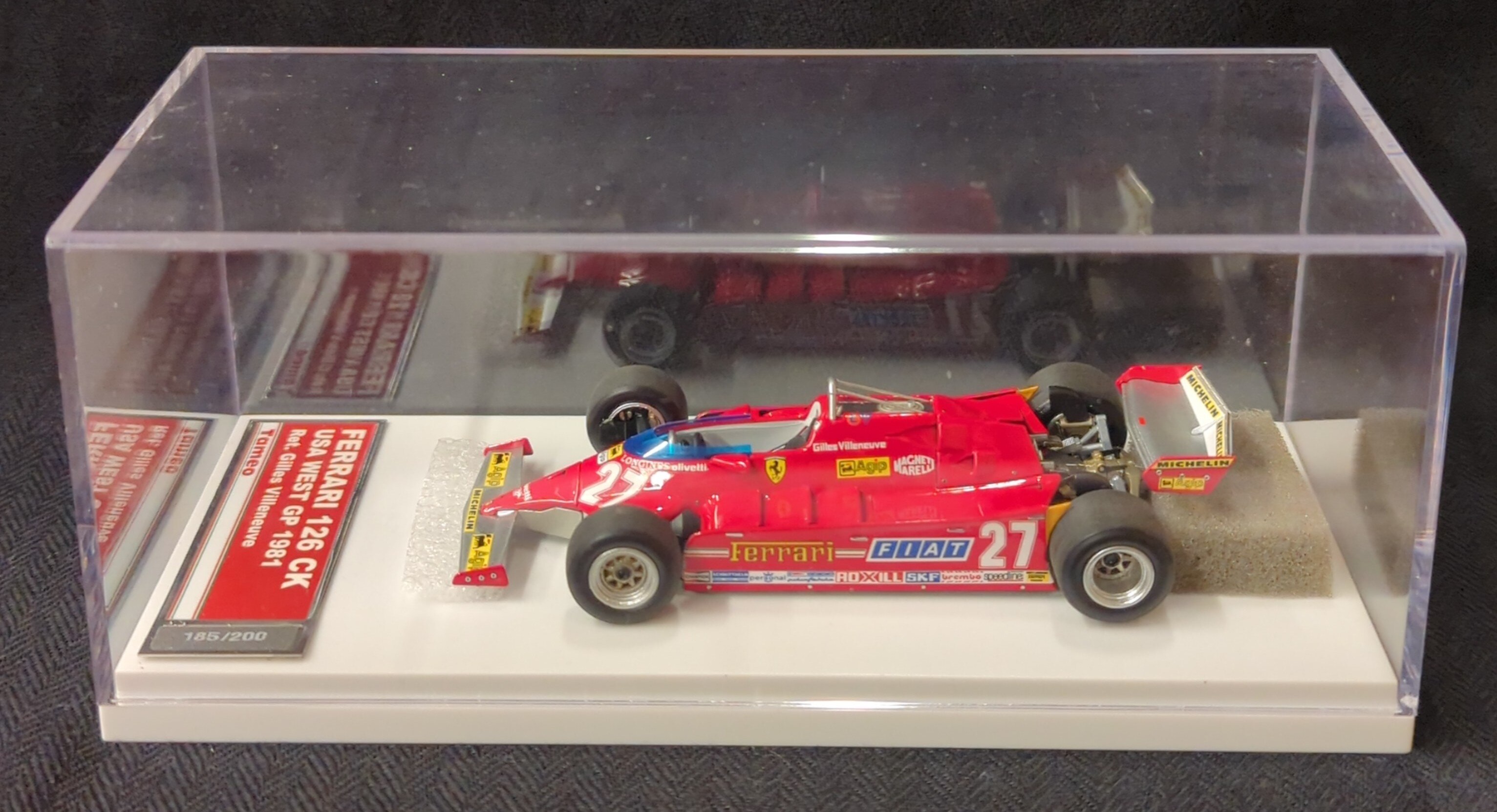 TAMEO KITS 1/43 FERRARI 126 CK GP USA OVEST 1981 Gilles Villeneuve TMB045 | まんだらけ Mandarake