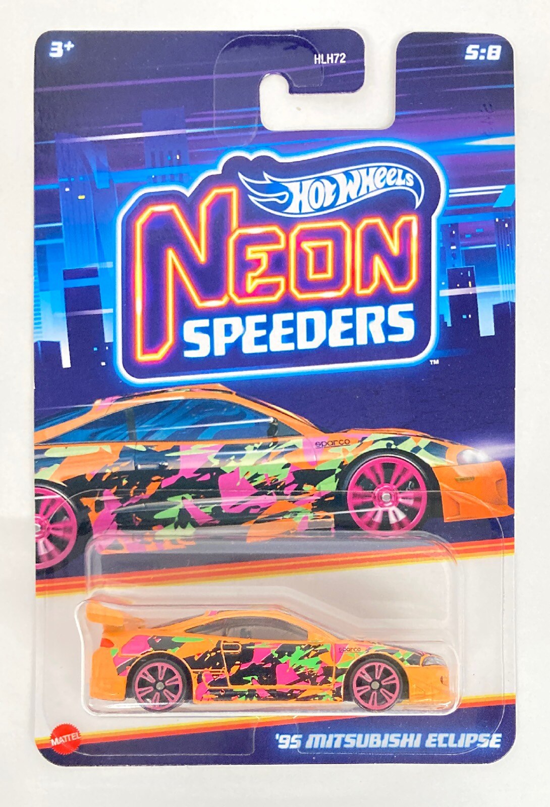 MATTEL 2024 NEON SPEEDERS 5/8 HOTWHEELS '95 MITSUBISHI ECLIPSE 5/8 | まんだらけ Mandarake