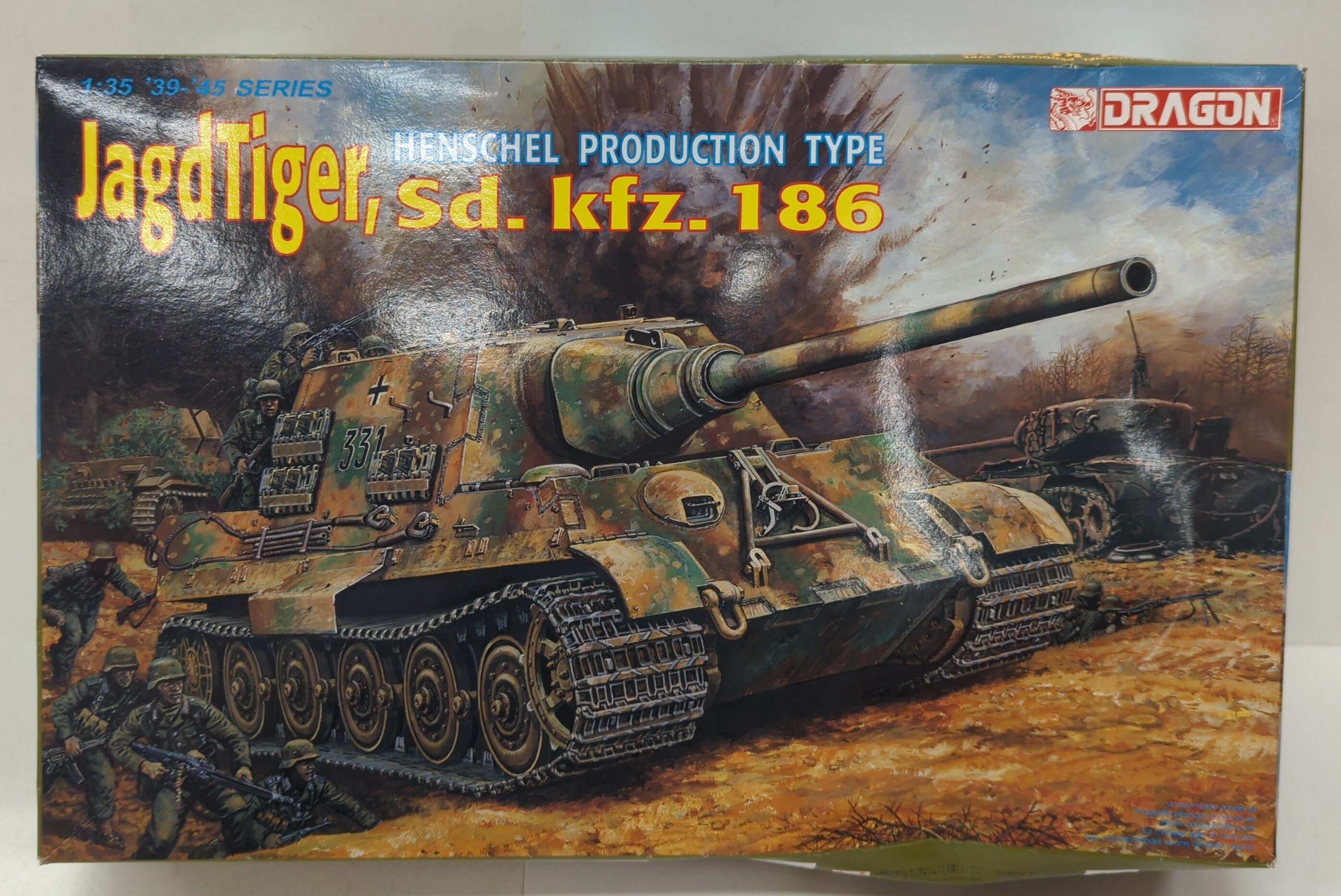 DRAGON 1/35 '39-'45SERIES JagdTiger Henschel Production Type Sd.Kfz.186 6050 | まんだらけ Mandarake