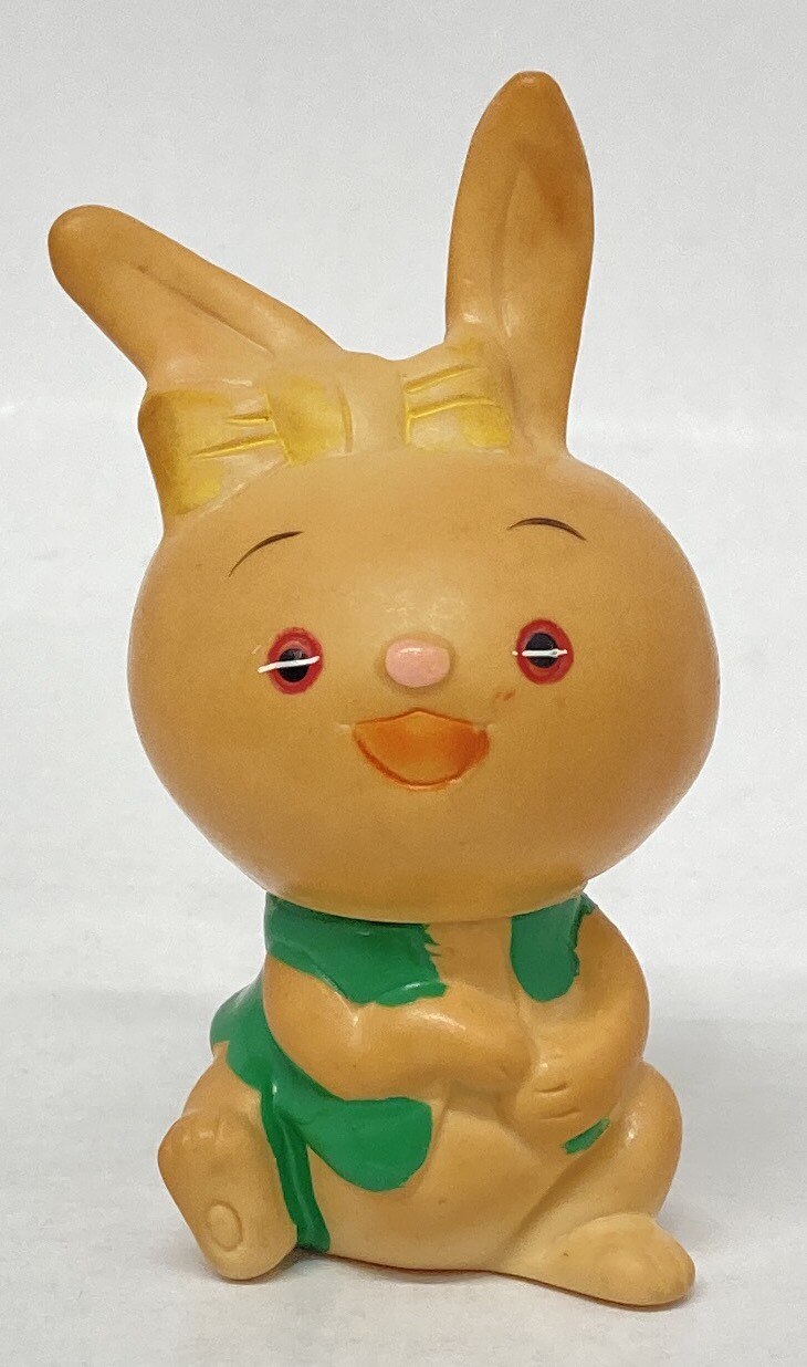 千葉相互銀行 貯金箱 ミミちゃん ベスト緑 105mm | まんだらけ Mandarake