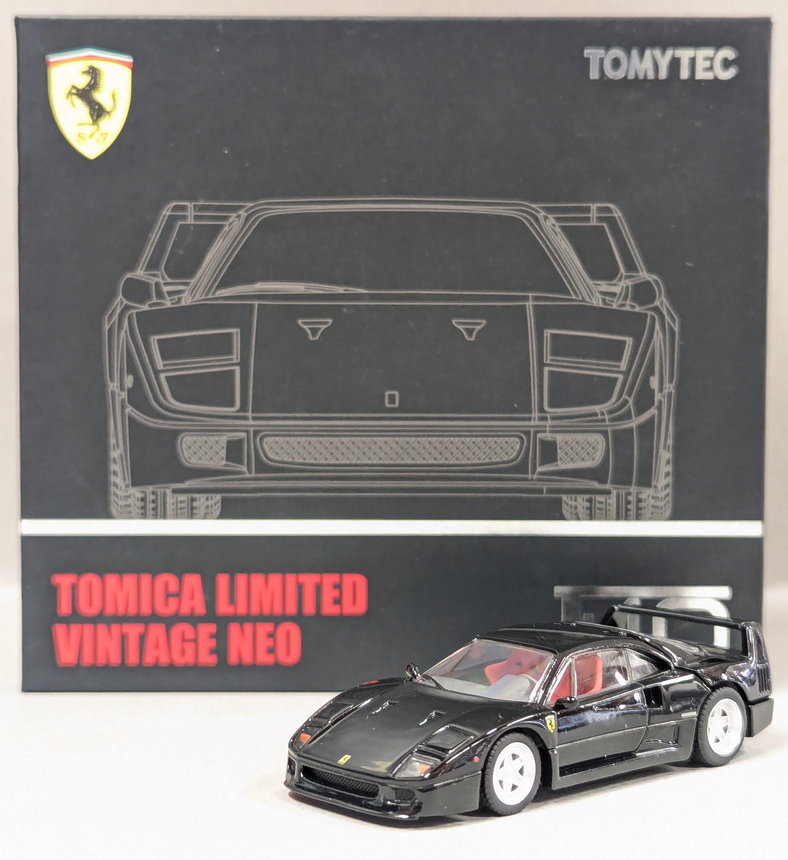 Tomytec Tomica Limited Vintage NEO Ferrari F40 (Black Tomytec Tomica Limited Vintage NEO Ferrari F40 (Black