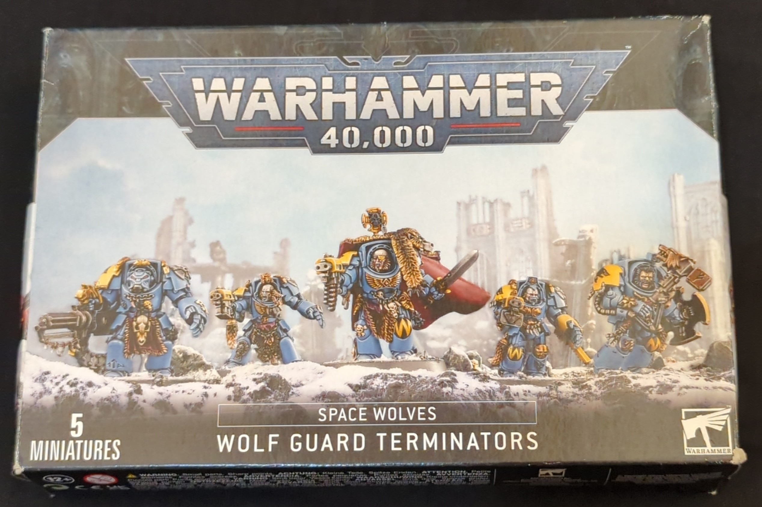 GAMESWORKSHOP WARHAMMER40000 SPACE WOLVES WOLF GUARD TERMINATORS ...