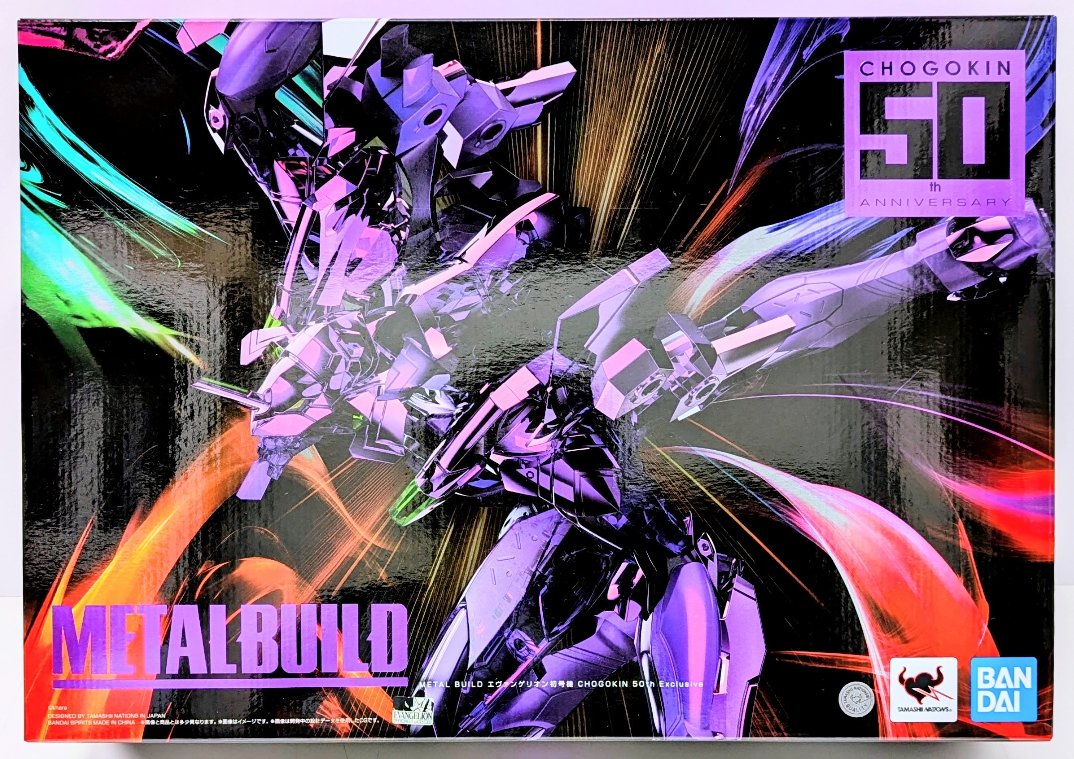 Bandai Spirits METAL BUILD Neon Genesis Evangelion Evangelion Unit-01 CHOGOKIN 50th Exclusive ...