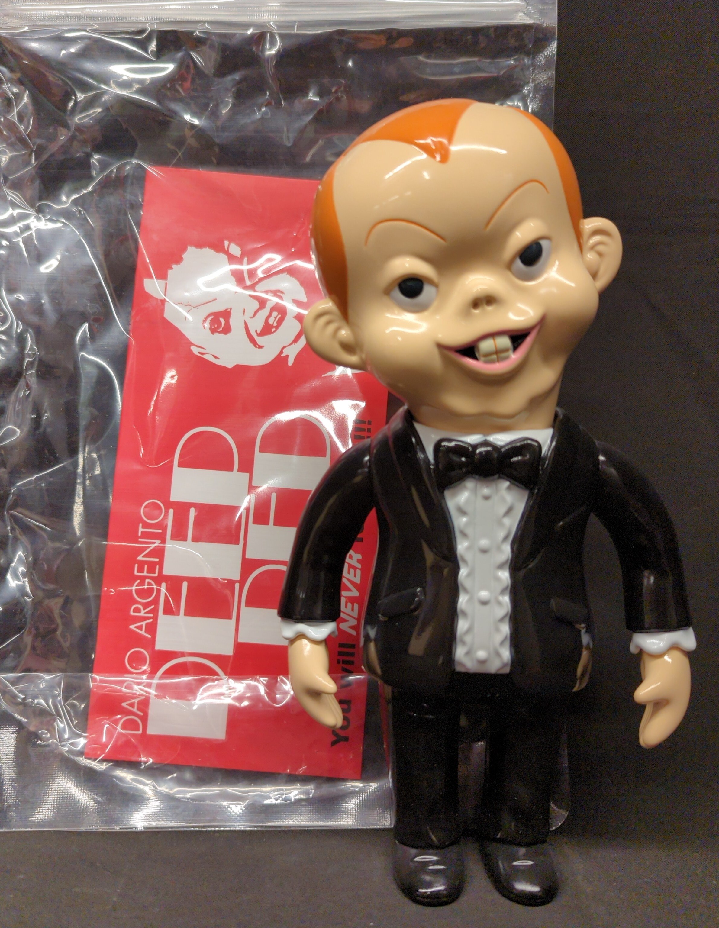 HEAD LOCK STUDIO Little Chop Design DARIO ARGENTO DEEP RED MAD PUPPET 茶髪/肌色/黒スーツ | まんだらけ Mandarake