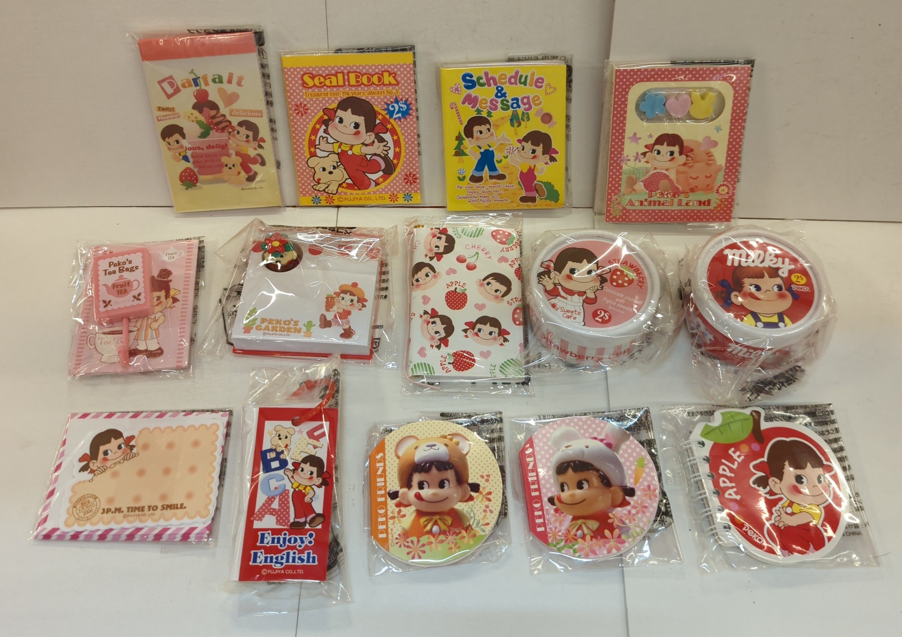 不二家 ペコちゃん ミニメモショップ 全14種セット | まんだらけ Mandarake