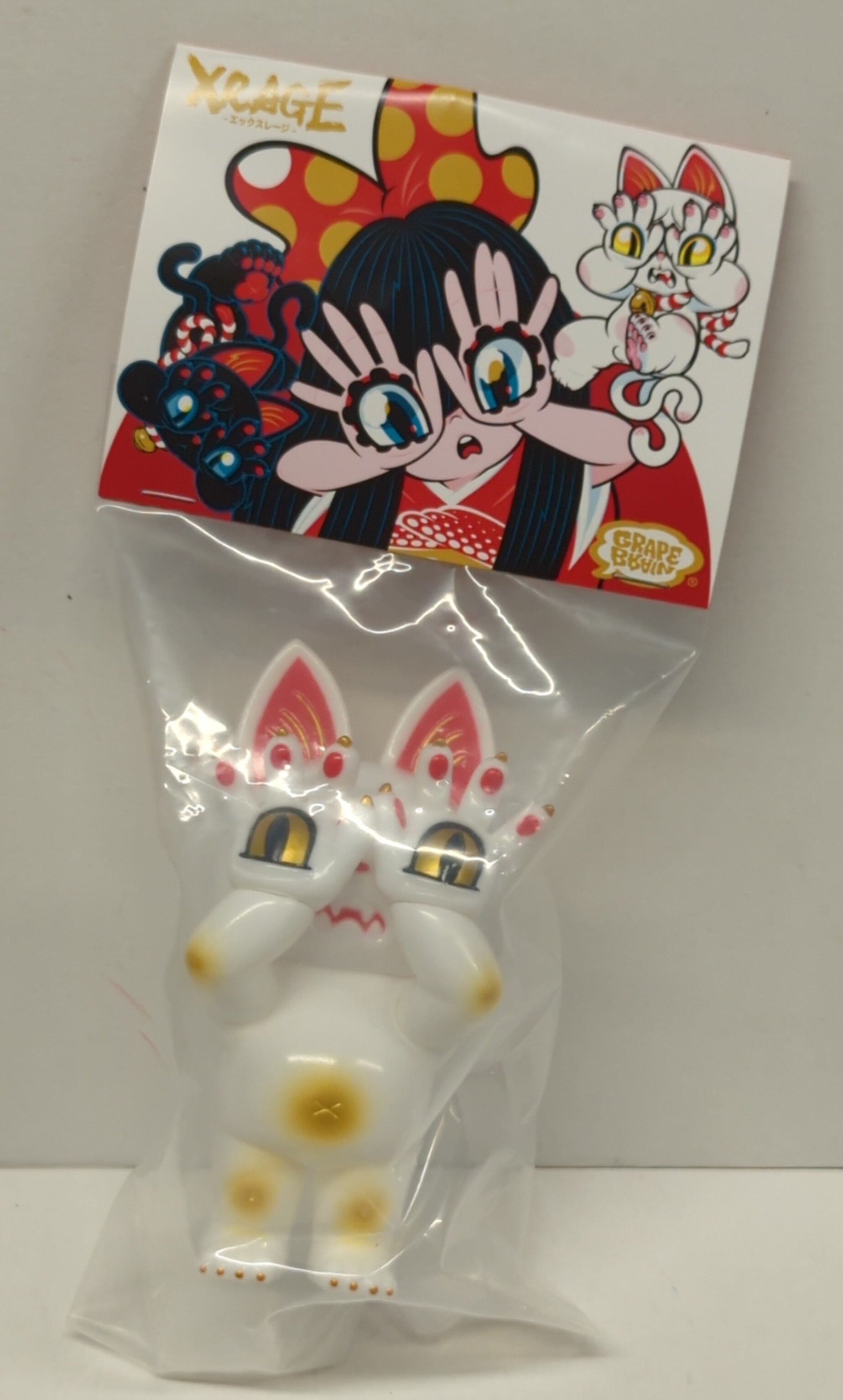 GRAPE BRAIN ジゴクネコおにぎり XRAGE 白成型 | まんだらけ Mandarake
