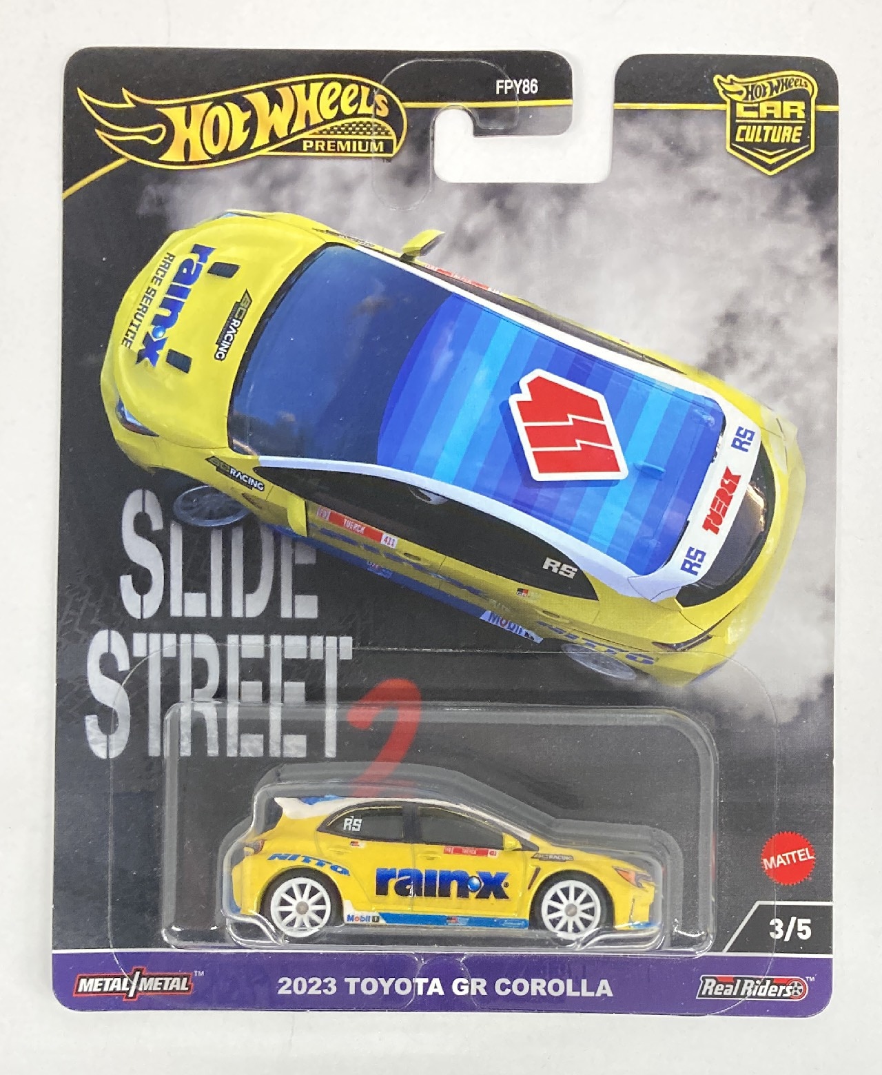 MATTEL HOTWHEELS SLIDE STREET 2 HKC82 2023 TOYOTA GR COROLLA 3/5 | まんだらけ Mandarake