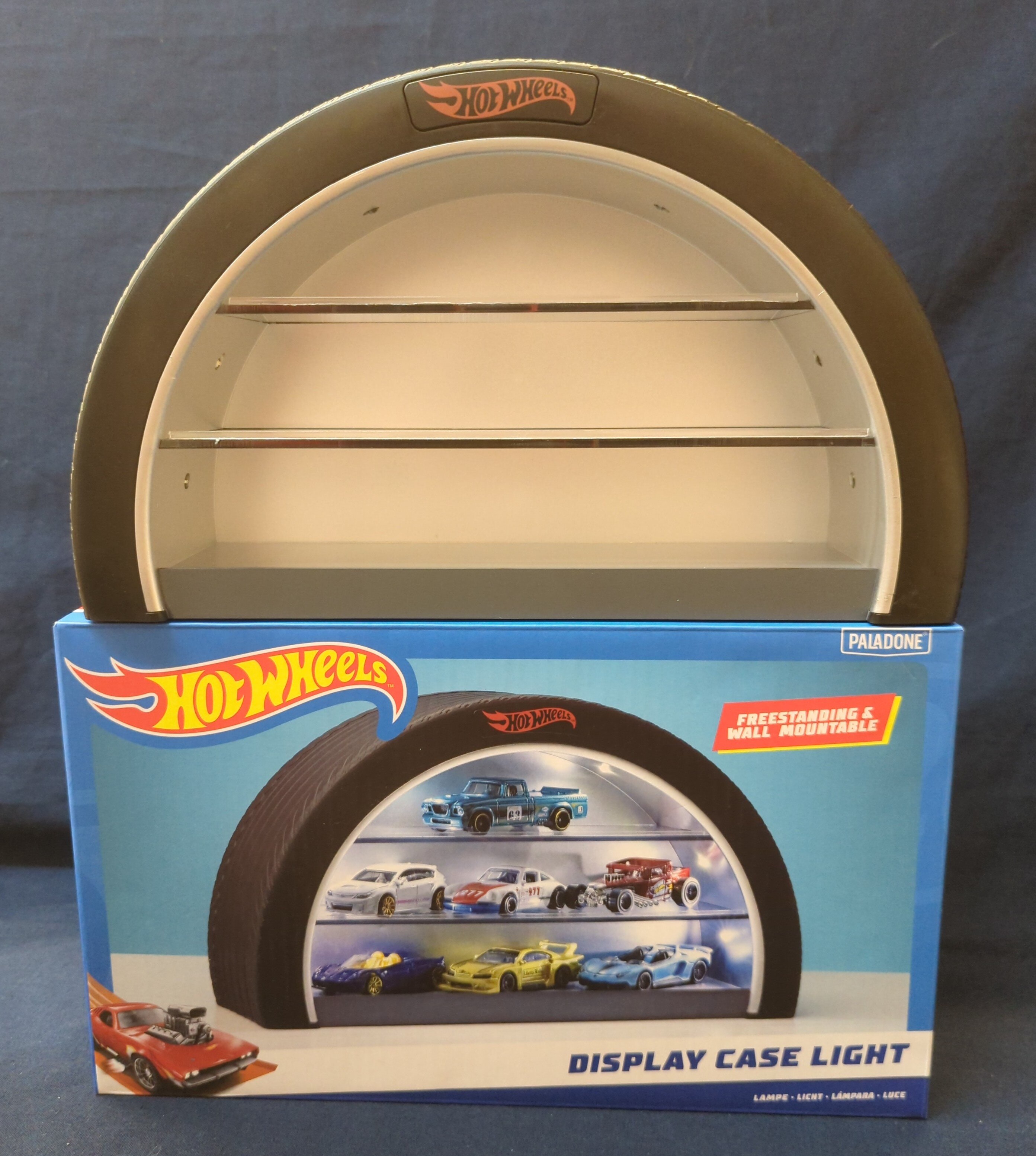 日本トイザらす DISPLAY CASE LIGHT HOTWHEELS FREESTAMDING & WALL MOUNTABLE ...