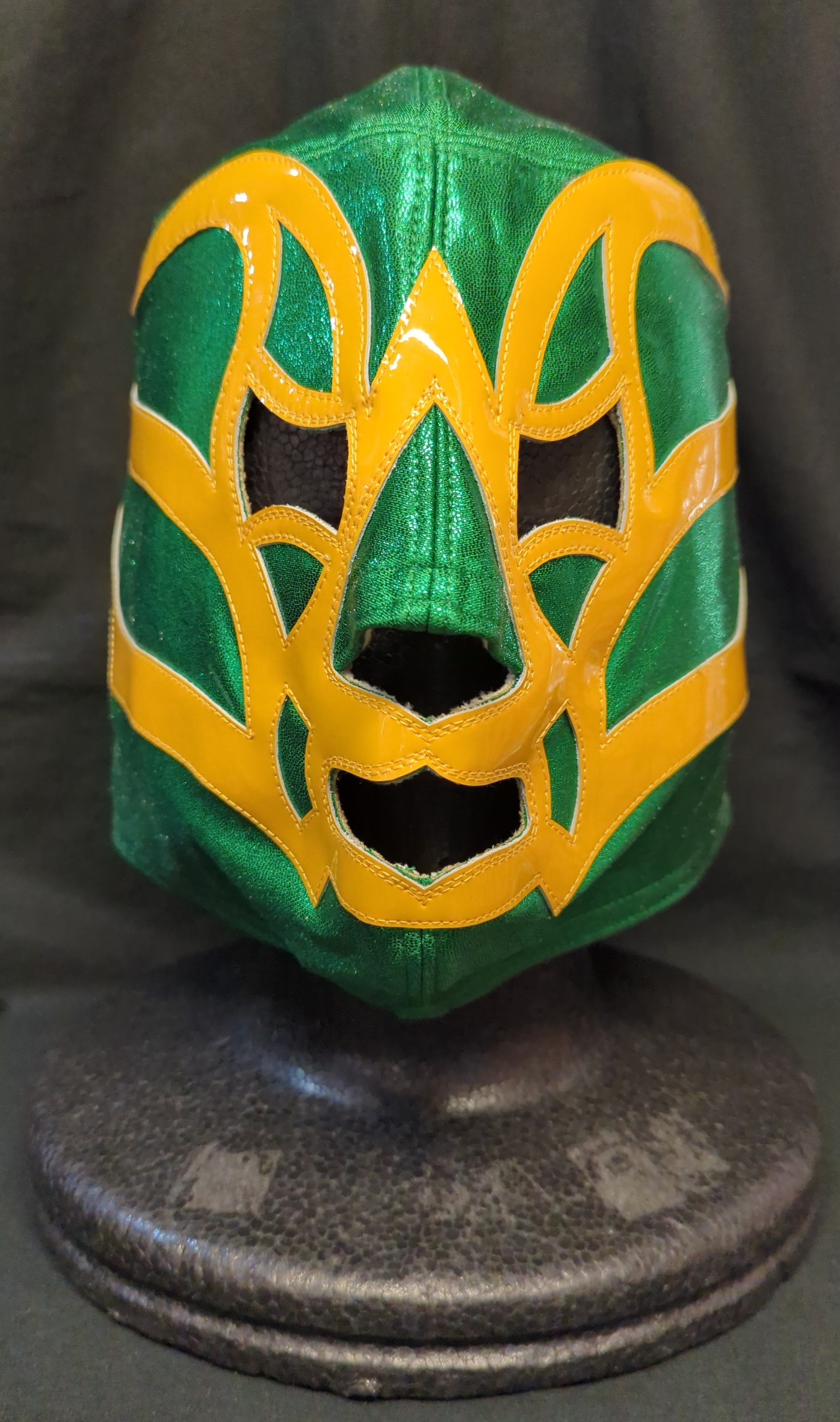 プロレスマスク アンヘルアステカ製【フィッシュマン(緑特殊×黄フチ)】 タグなし | まんだらけ Mandarake