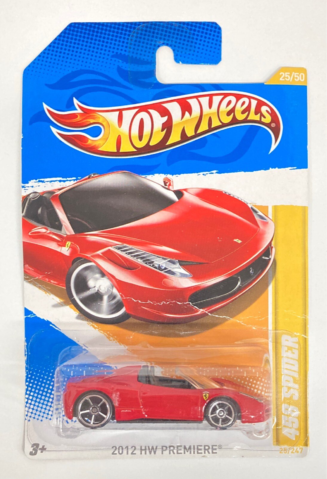 MATTEL 2012 HW PREMIERE HOTWHEELS 458 SPIDER V5313 | まんだらけ Mandarake