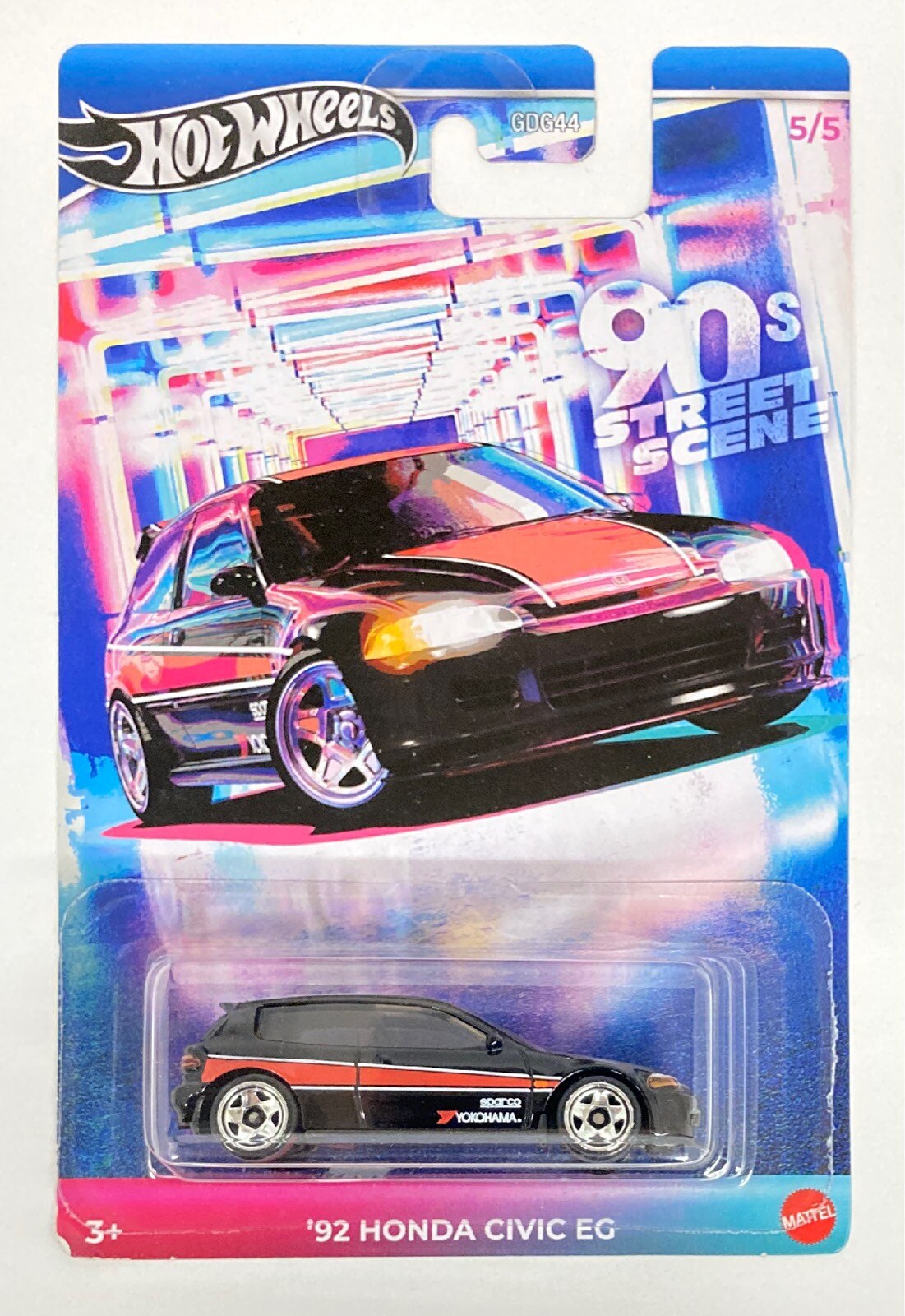 MATTEL 90s STREET SCENE 5/5 HOT WHEELS '92 HONDA CIVIC EG 5/5 | まんだらけ Mandarake