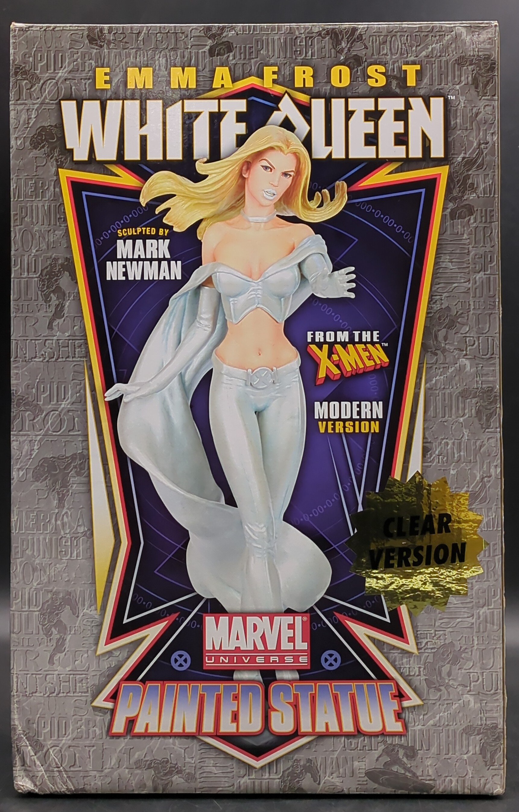BOWEN PAINTED STATUE EMMA FROST WHITE QUEEN CLEAR VERSION | まんだらけ Mandarake