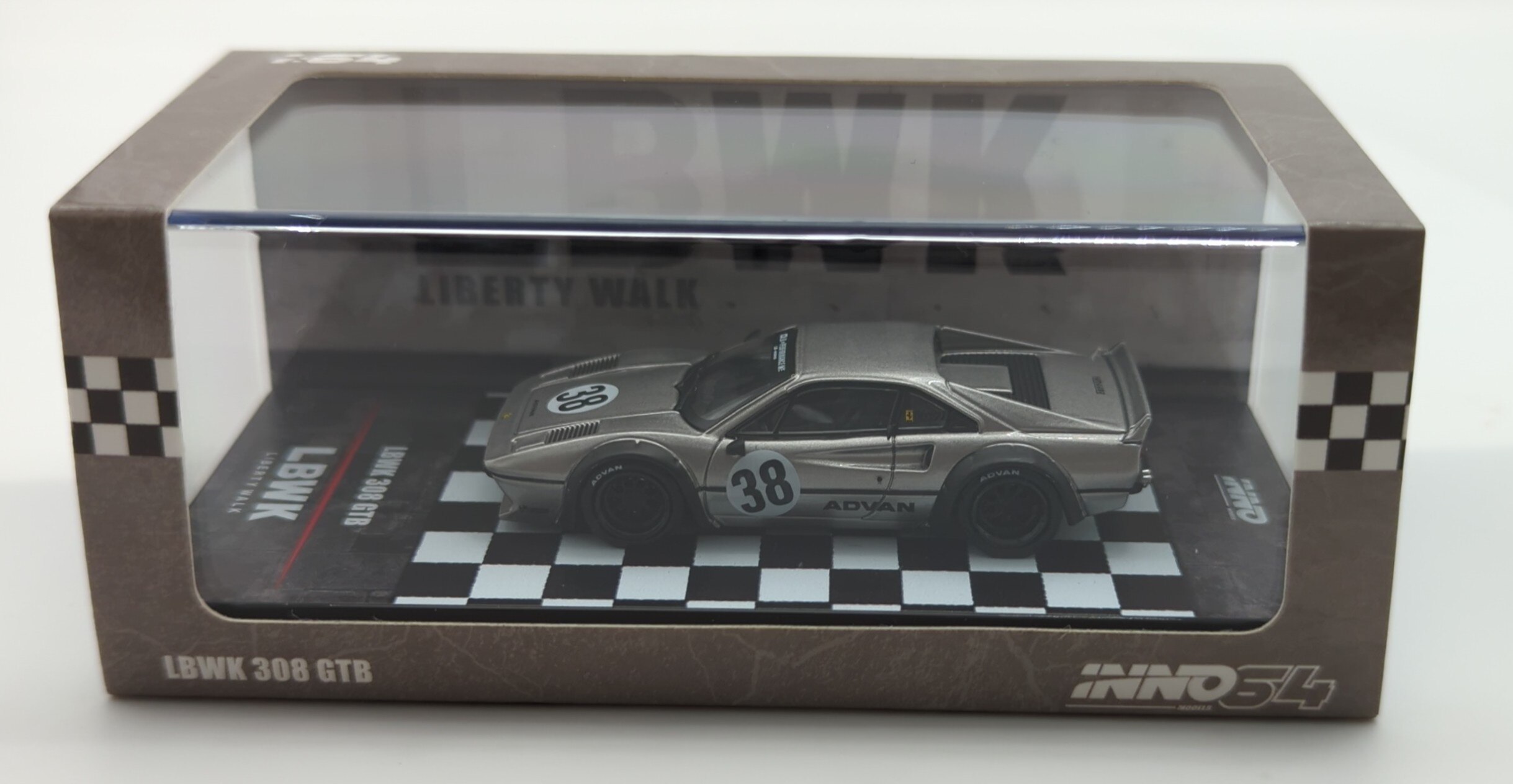 INNO Models 1/64 LBWK IN64-LBWK308-GREY LB-WORKS 308 GTB/GREY | まんだらけ Mandarake