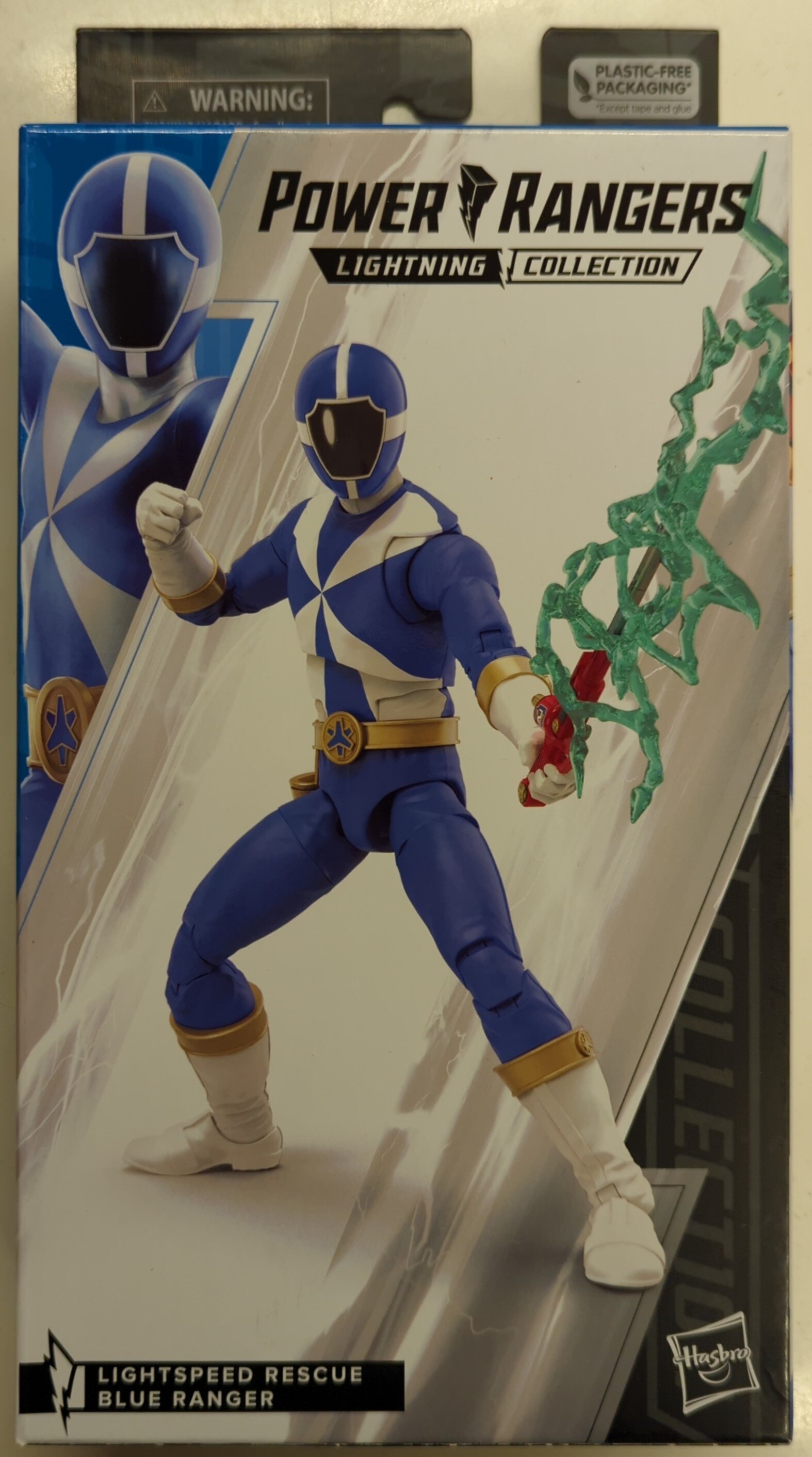 HASBRO LIGHTNING COLLECTION POWER RANGERS LIGHTSPEED RESCUE LIGHTSPEED RESCUE BLUE RANGER ...
