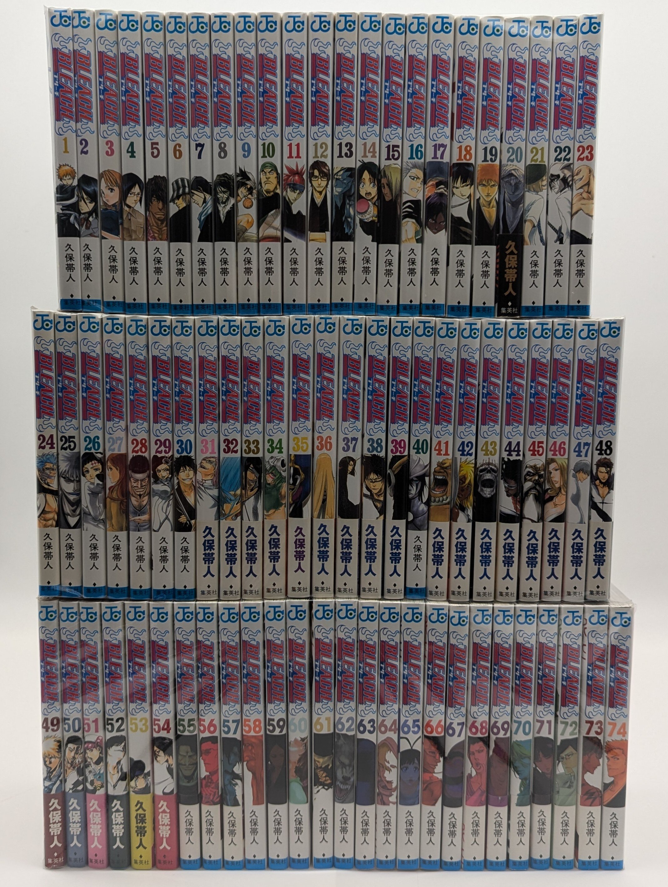 集英社 ジャンプコミックス 久保帯人 !!)BLEACH 全74巻 セット | まんだらけ Mandarake