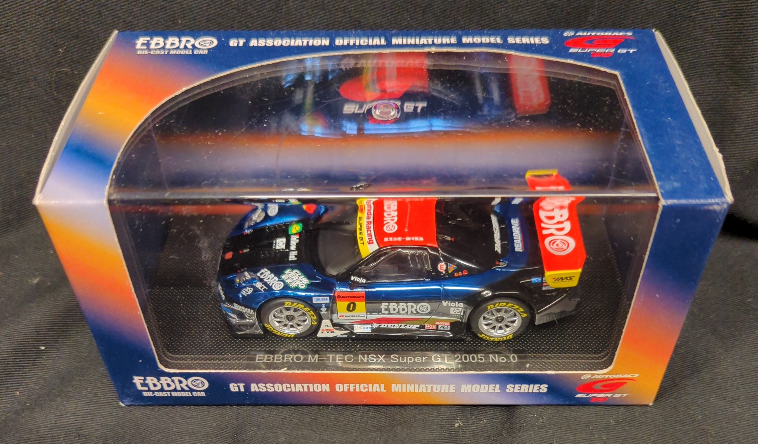 エムエムピー 1/43 EBBRO EBBRO M-TEC NSX Super GT 2005 No.0 BLUE 700 | まんだらけ Mandarake