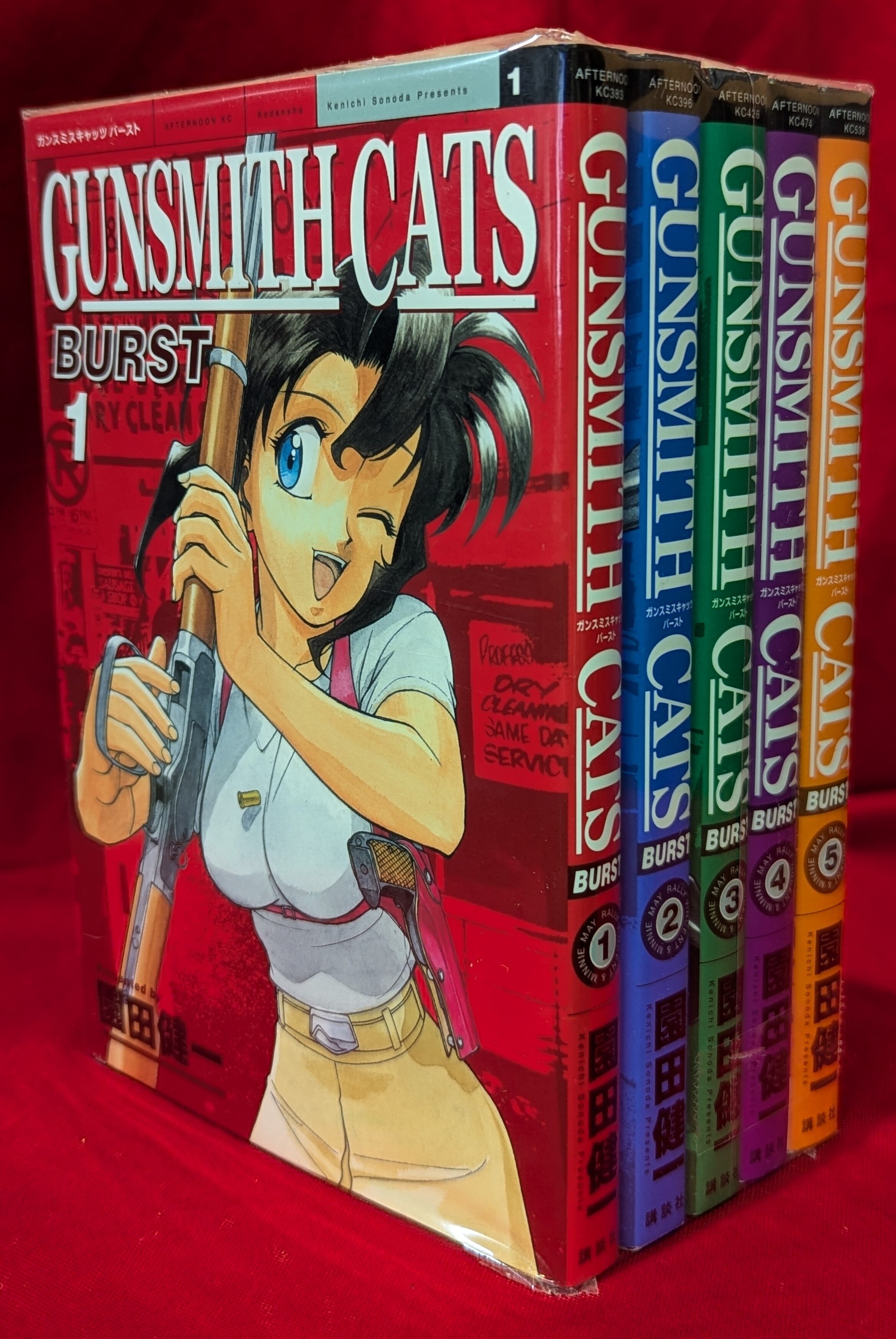 講談社 アフタヌーンKC 園田健一 GUNSMITH CATS BURST 全5巻 セット | まんだらけ Mandarake