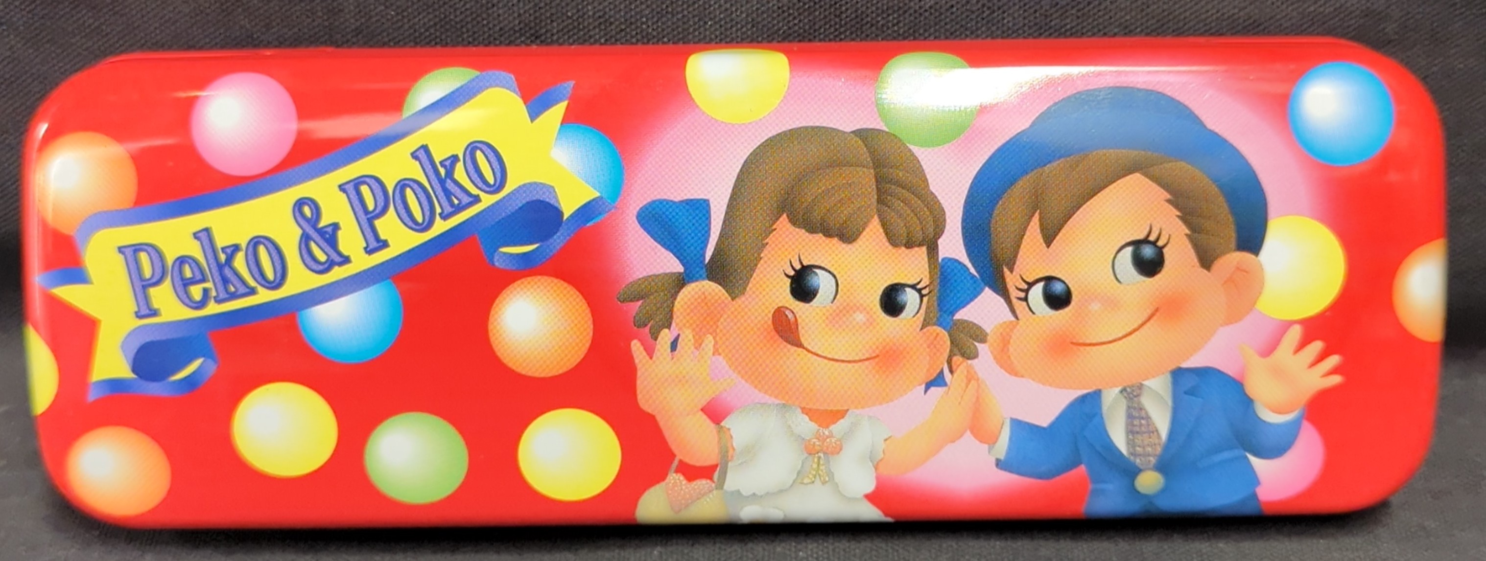 不二家 ペコちゃん缶ペンケース Peko &Poko | まんだらけ Mandarake