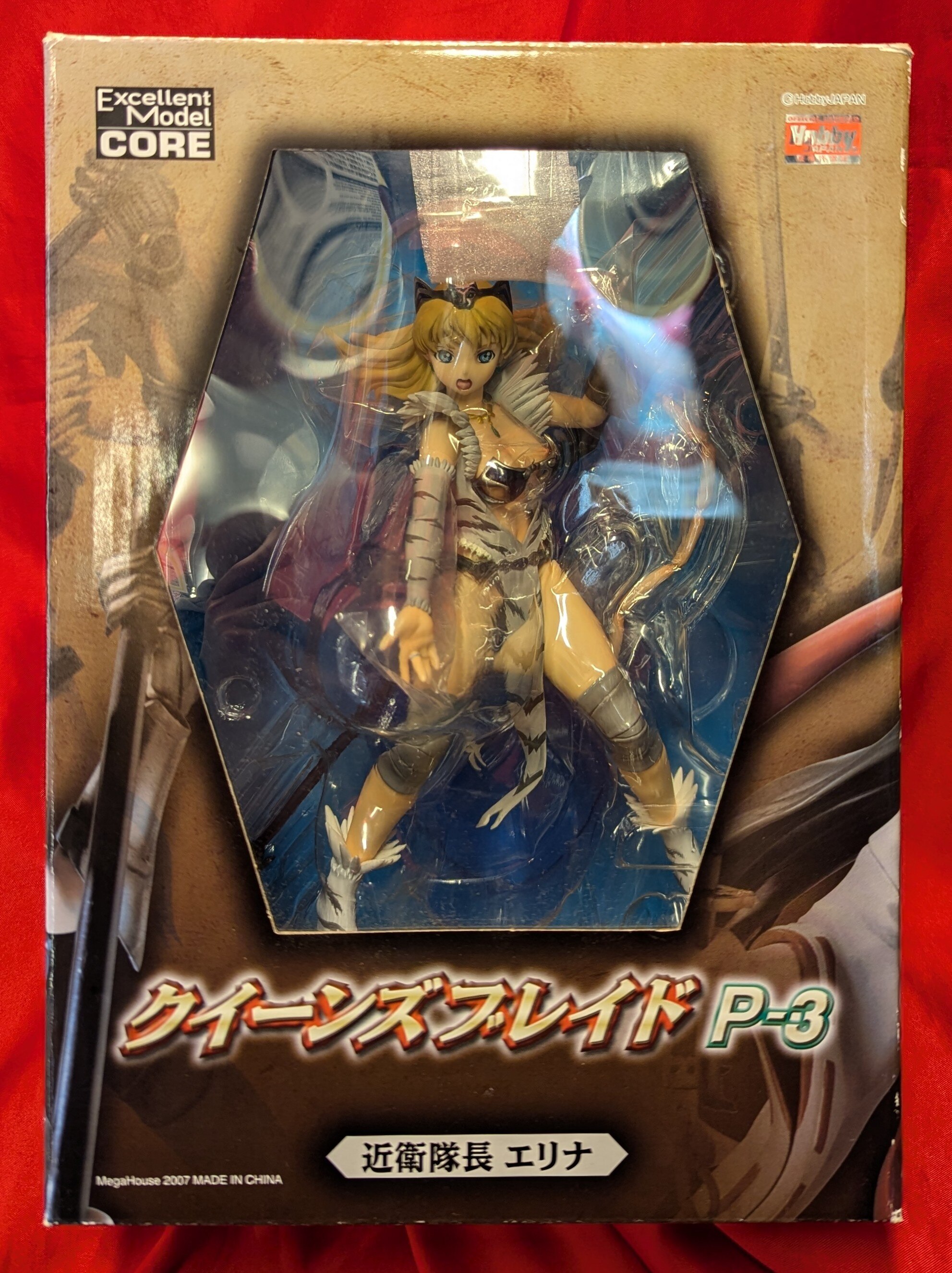 MegaHouse Excellent Model CORE Queen's Blade P-3 Captain of the Royal Guard Elina PVC ...