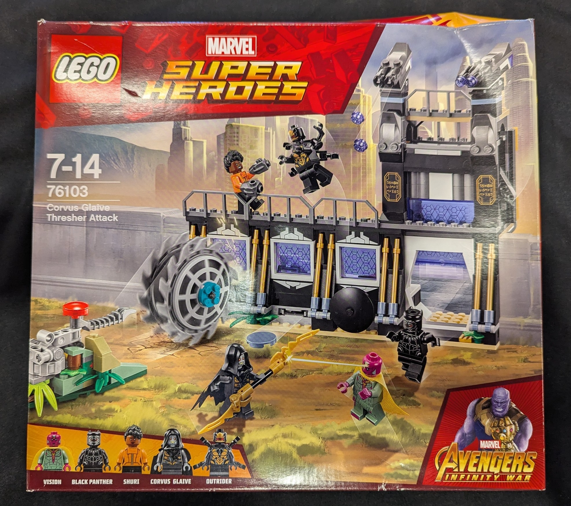 LEGO MARVEL SUPER HEROES CORVUS GLAIVE THRESHER ATTACK 76103 | まんだらけ Mandarake