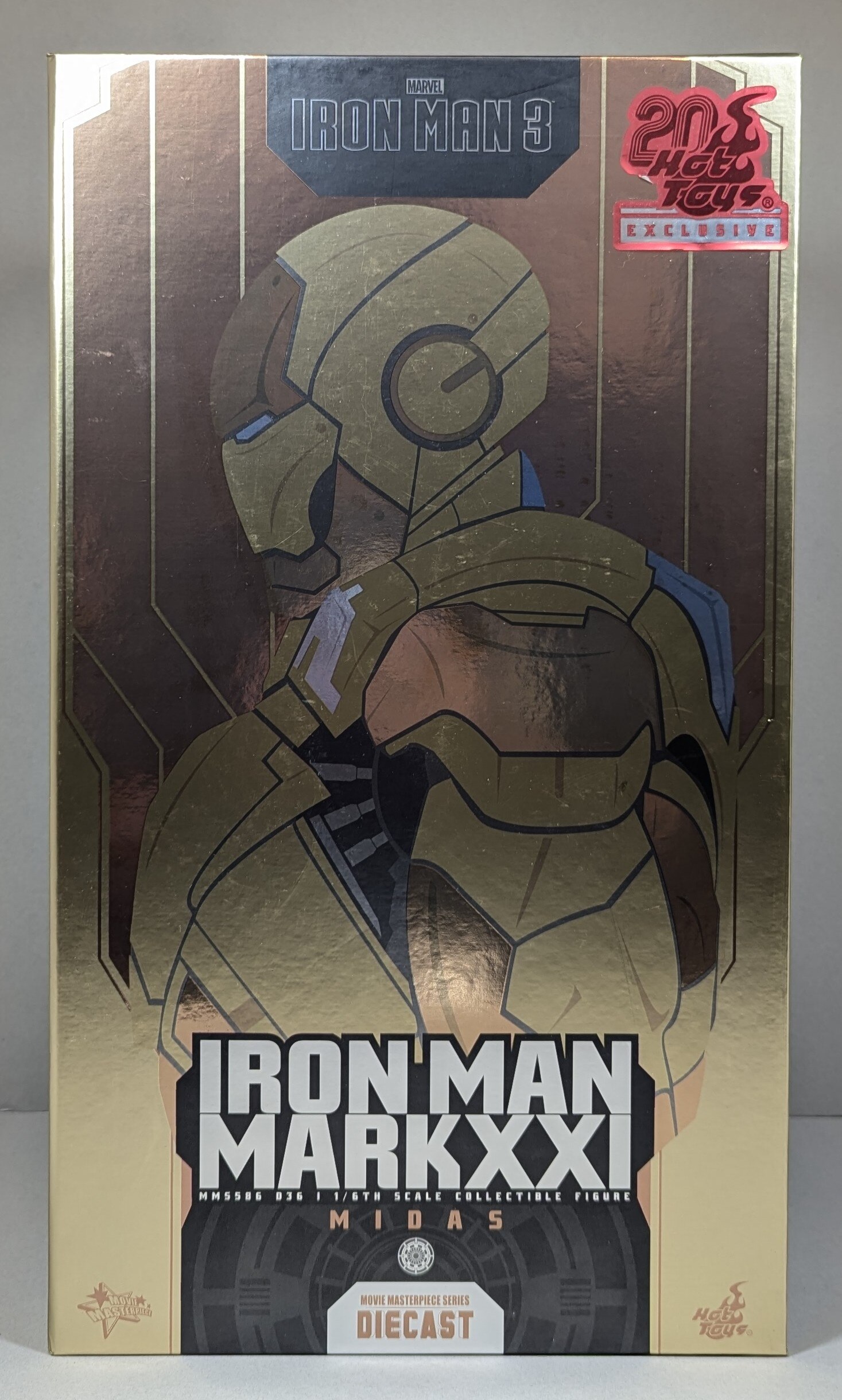 HOTTOYS MOVIE MASTERPIECE DIECAST IRON MAN MARK 21 / MIDAS (MMS586D36) MMS586 | まんだらけ Mandarake