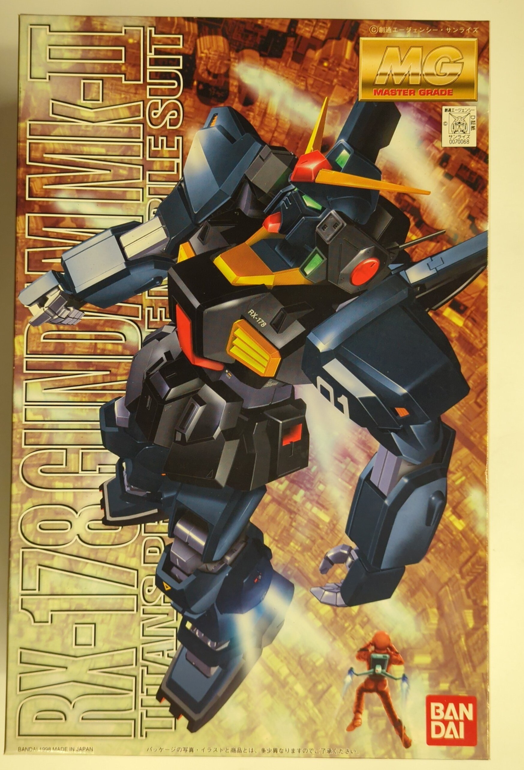 バンダイ MG 1/100 機動戦士Zガンダム ガンダムMk-II(ティターンズ) | まんだらけ Mandarake