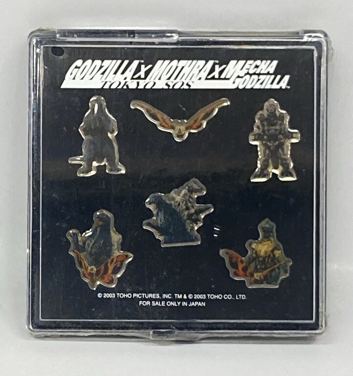 ゴジラ×モスラ×メカゴジラ 東京SOSピンズセット | まんだらけ Mandarake