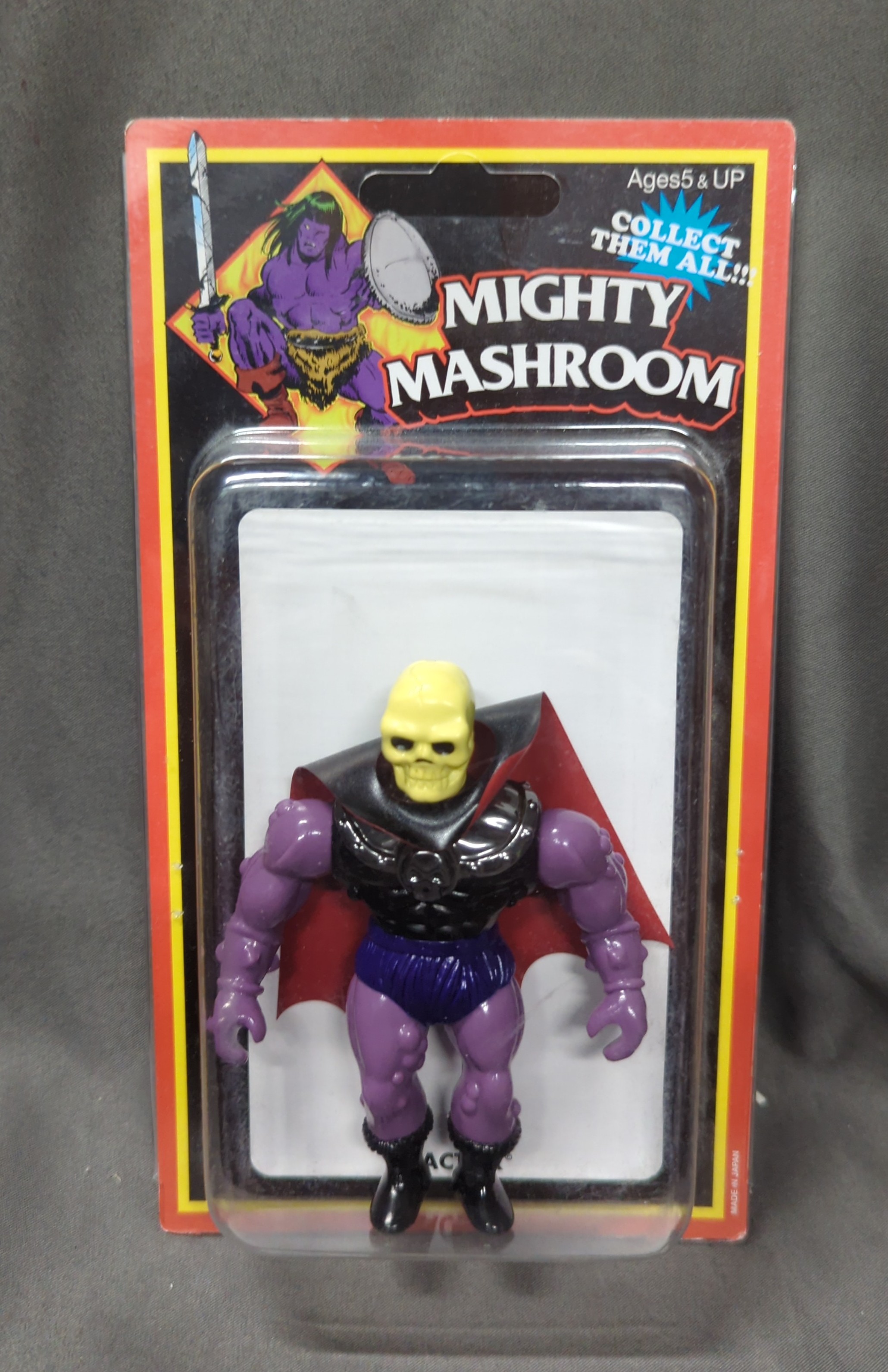 TRACTOR MIGHTY MASHROOM Skull Face 小豆成型 | まんだらけ Mandarake