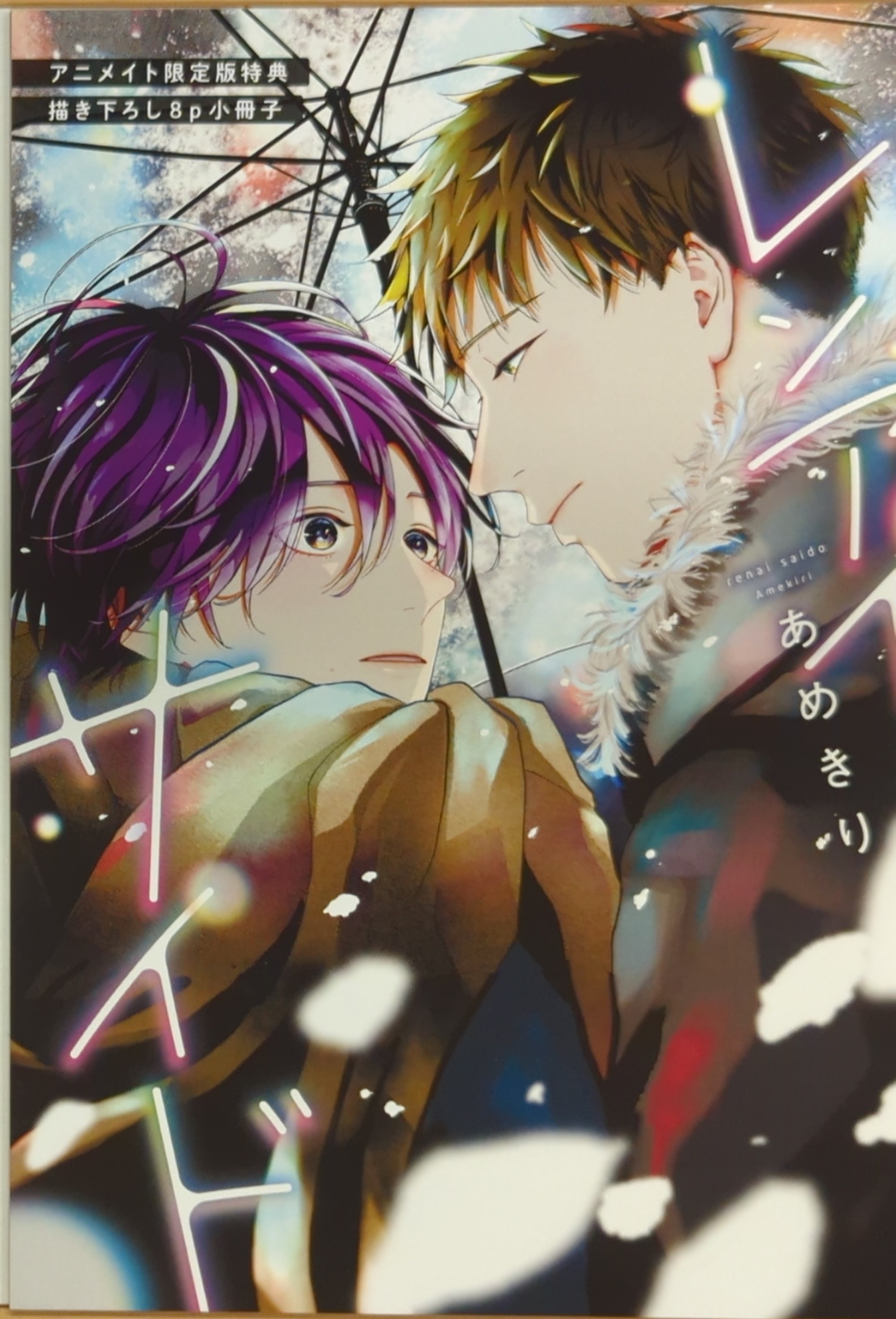 新書館 有償特典/ディアプラスコミックス あめきり レンアイサイド アニメイト限定8P小冊子 | まんだらけ Mandarake
