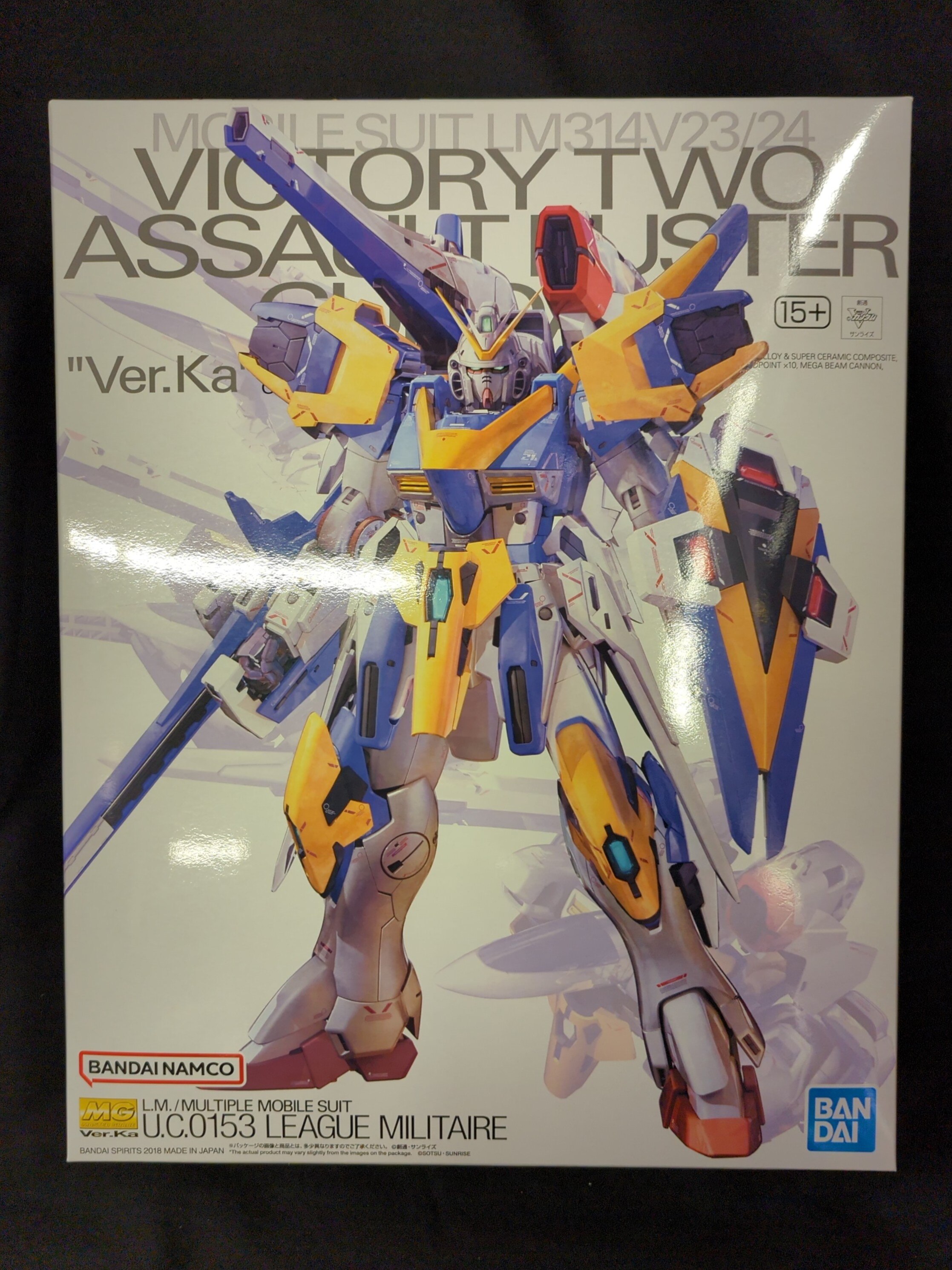 BANDAI SPIRITS MG 1/100 バンダイナムコ版 V2アサルトバスターガンダム Ver.Ka 15+表記 | まんだらけ Mandarake