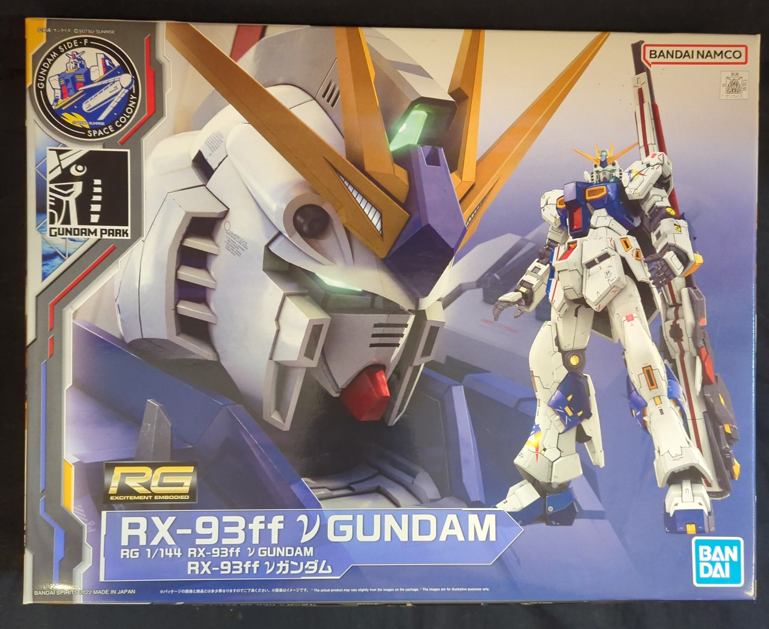 BANDAI SPIRITS RG 1/144/GANDAM SIDE-F/GANDAM SIDE-F【RX-93ff νガンダム ...