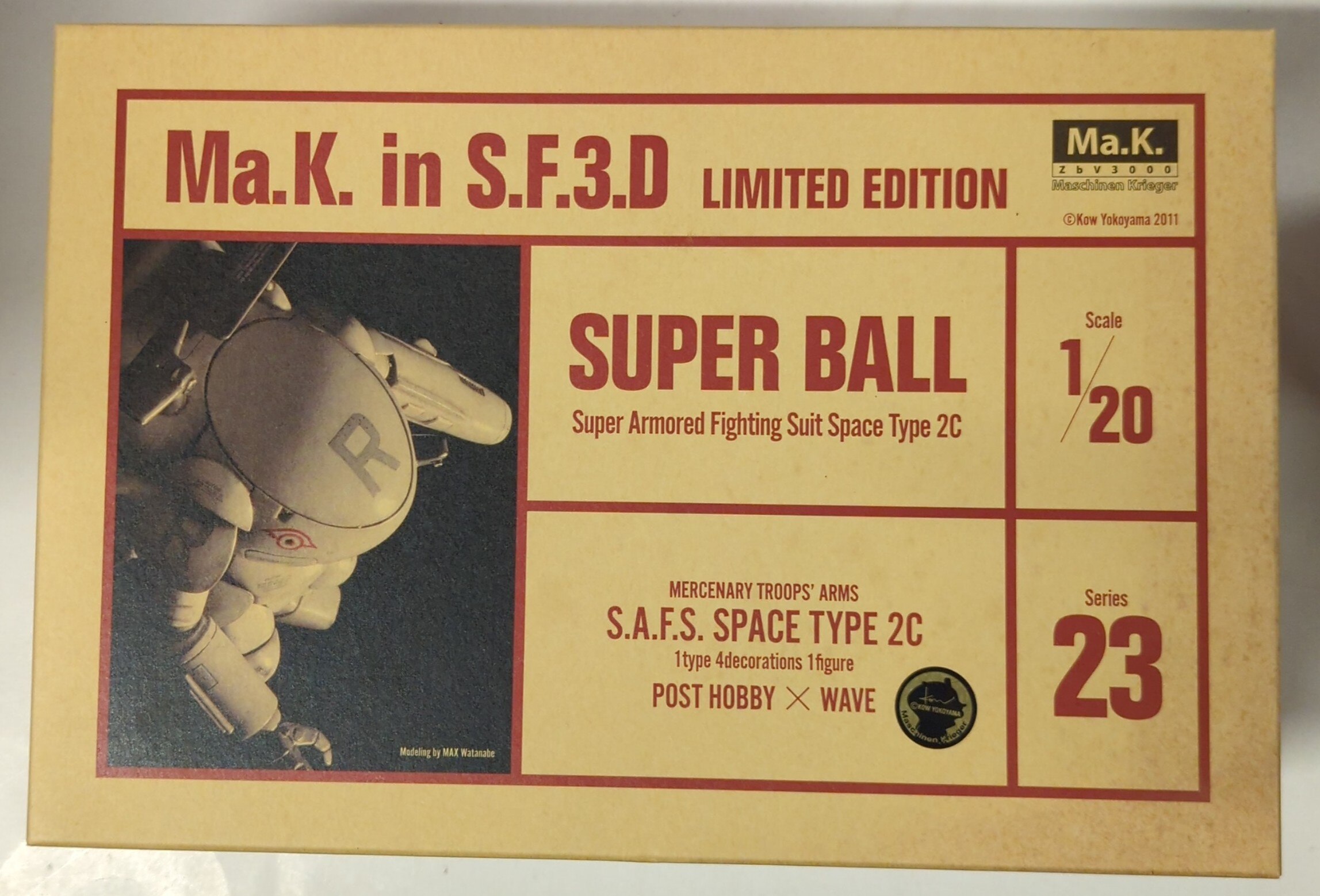 ウェーブ ポストホビー限定/1/20スケール Ma.K スーパーボール 23 | まんだらけ Mandarake