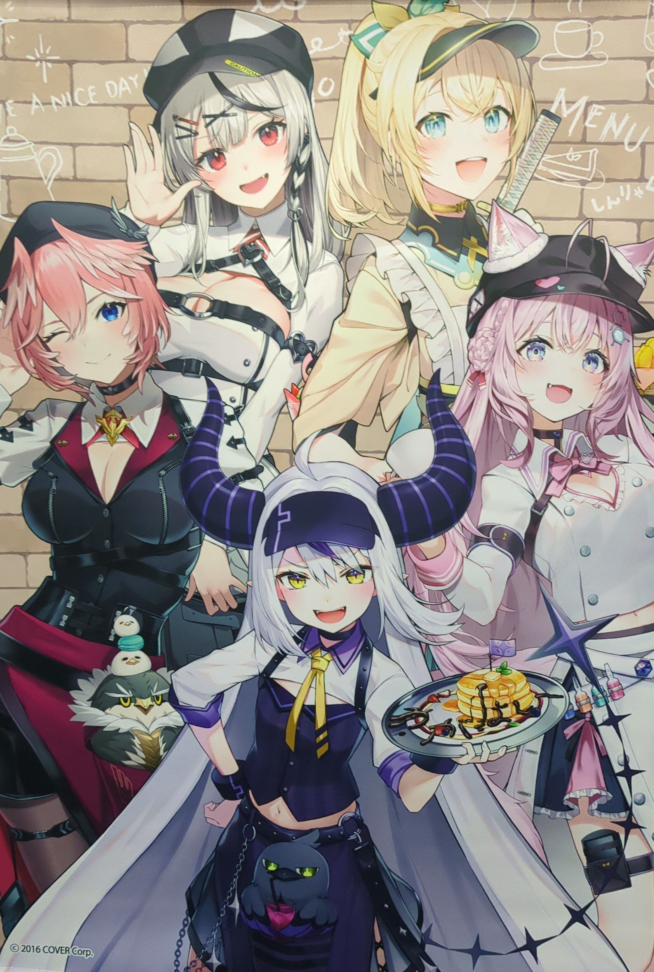 SWEETS PARADISE holoXカフェ-しんりゃく- hololive B2タペストリー | まんだらけ Mandarake