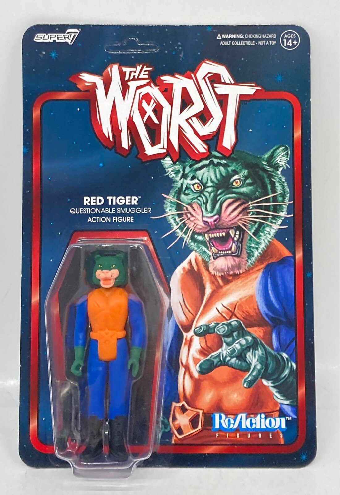 SUPER7 REACTION FIGURES THE WORST RED TIGER | まんだらけ Mandarake