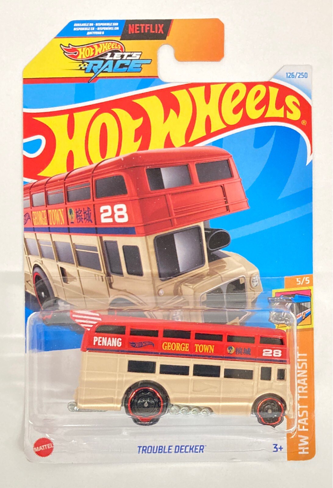 MATTEL HW FAST TRANSIT 5/5 HOT WHEELS TROUBLE DECKER 126/250 | まんだらけ Mandarake
