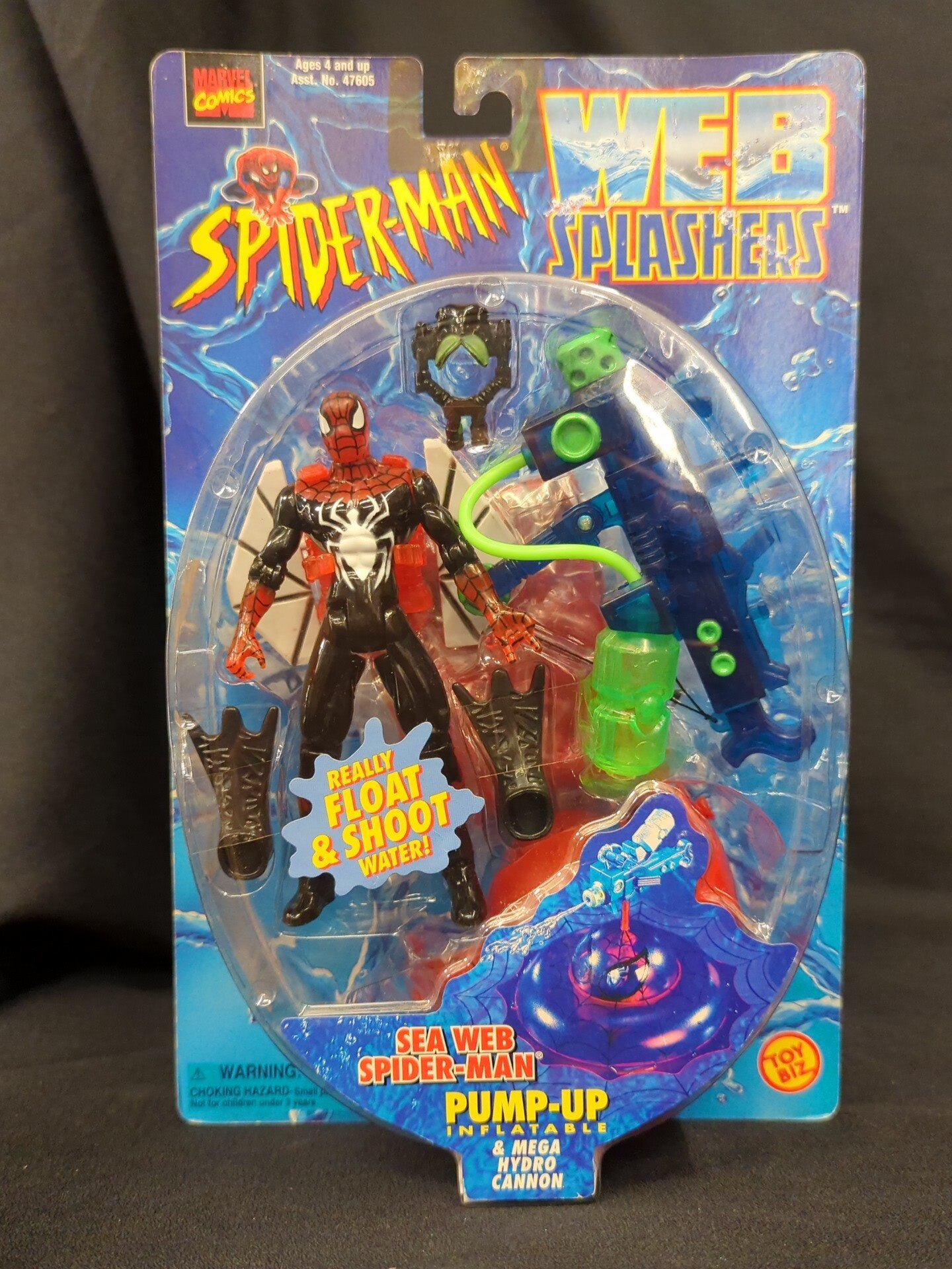 TOYBIZ WEB SPLASHERS SEA WEB SPIDER MAN 5 inch | MANDARAKE 在线商店