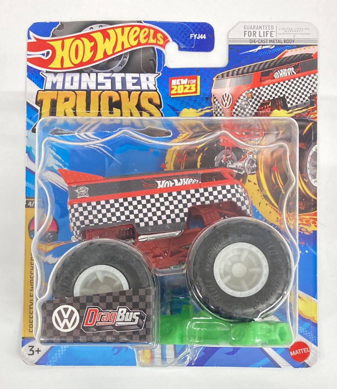 MATTEL 2023 MONSTER TRUCKS/FREESTYLE WRECKERS 4/11 HOTWHEELS VOLKSWAGEN DRAG BUS 4/11 | まんだらけ ...