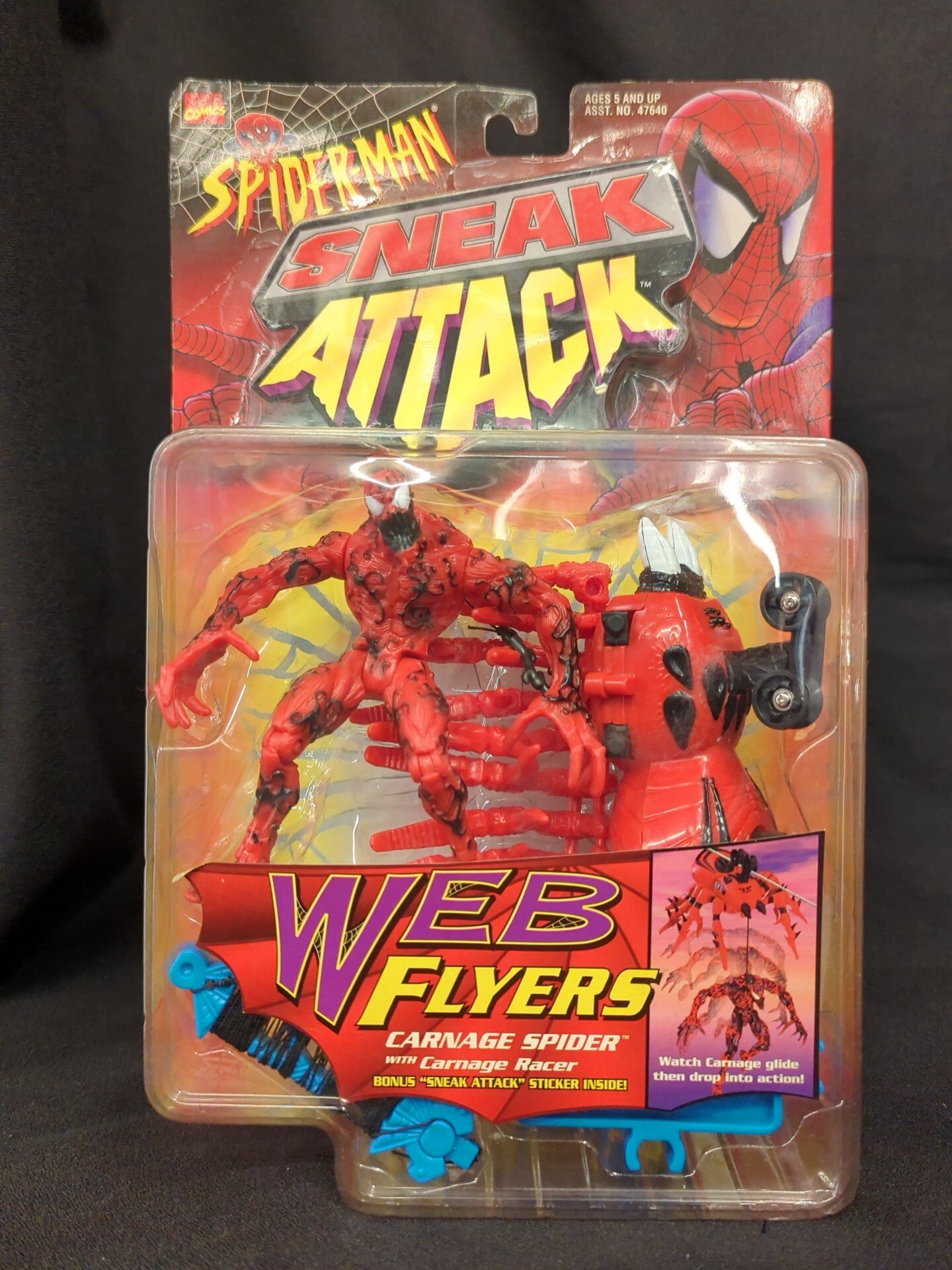 TOYBIZ SNEAK ATTACK WEB FLYERS !)CARNAGE SPIDER 47644 | まんだらけ Mandarake