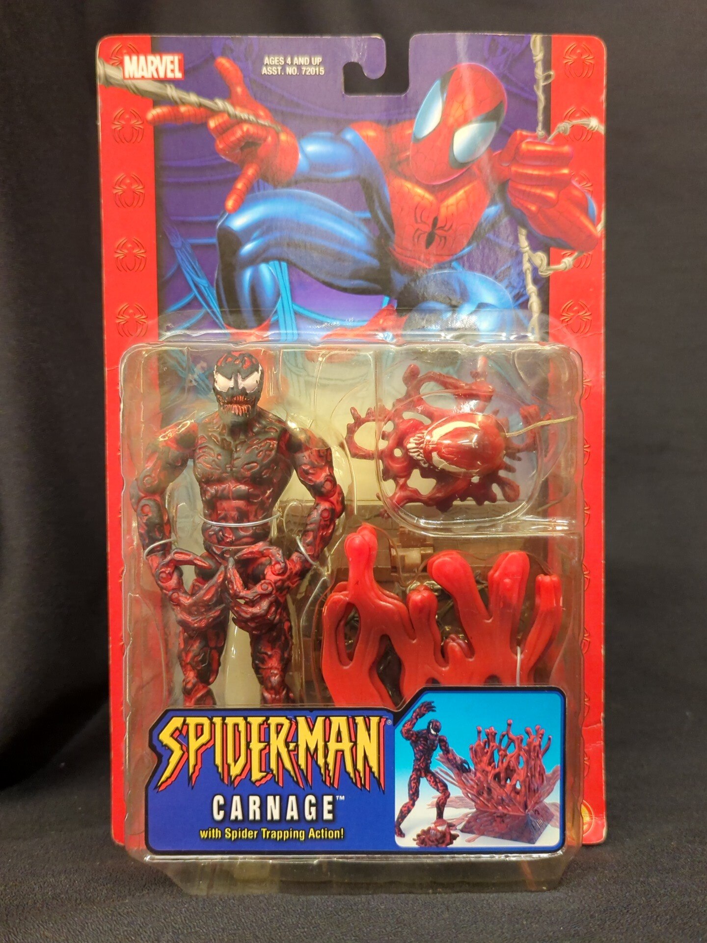 TOYBIZ (クラシック) CARNAGE / WITH SPIDER TRAPPING ACTION 6インチ | まんだらけ Mandarake