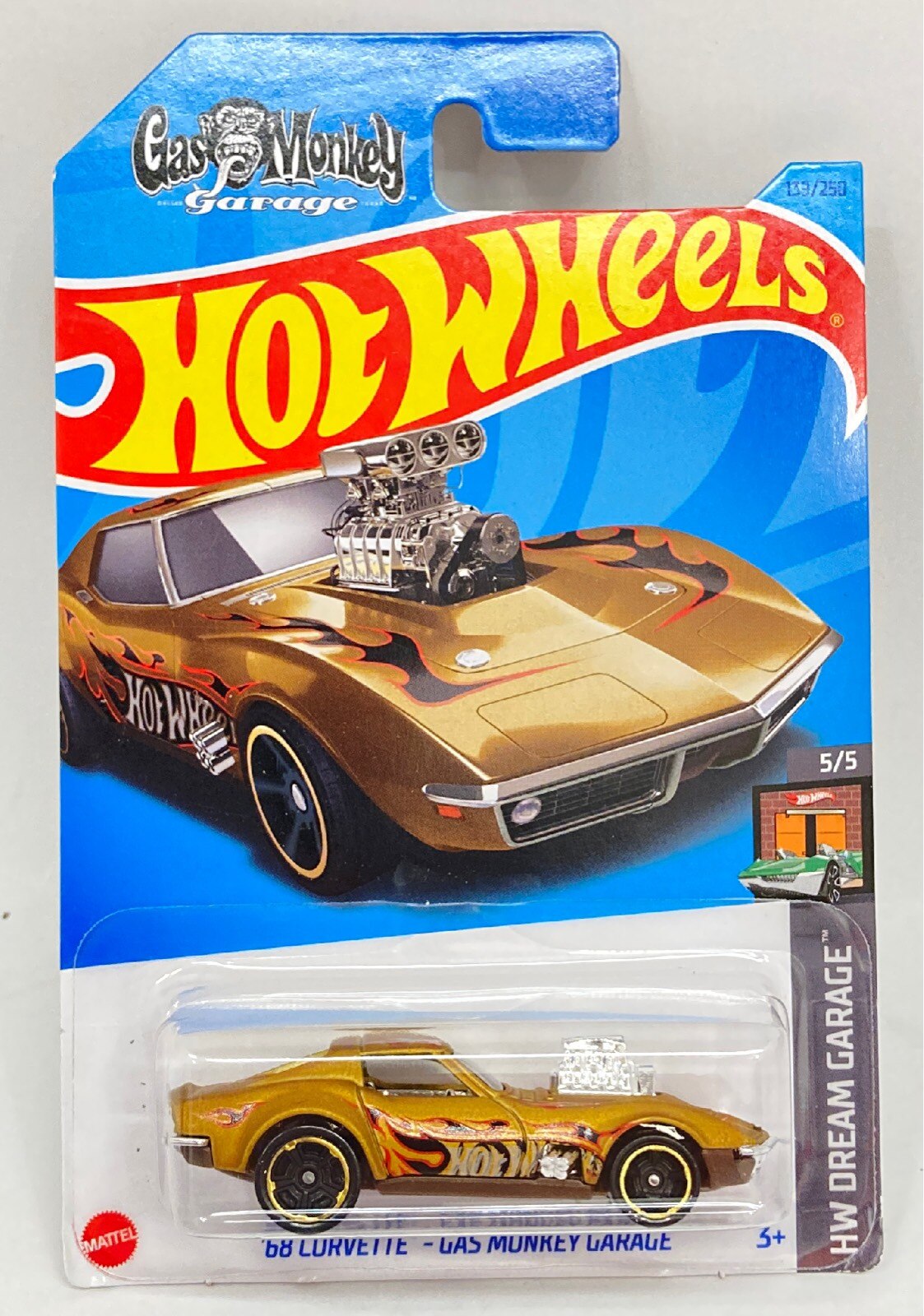 MATTEL HOTWHEELS HW DREAM GARAGE 5/5 HKH23 '68 CORVETTE 139/250 | まんだらけ Mandarake