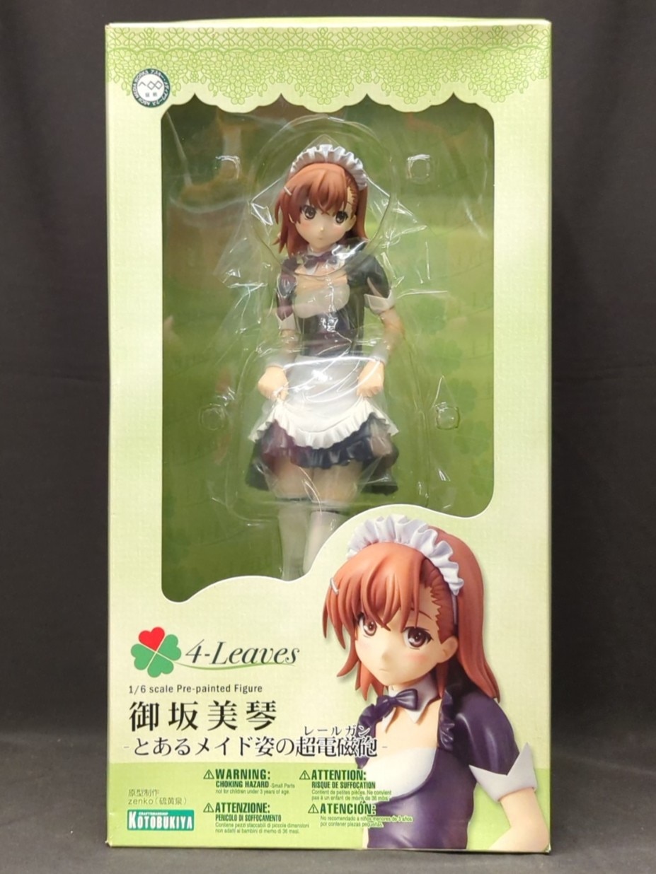 Kotobukiya 4-Leaves/A Certain Scientific Railgun Mikoto Misaka -A Certain Maid-like Railgun- 1/6 ...