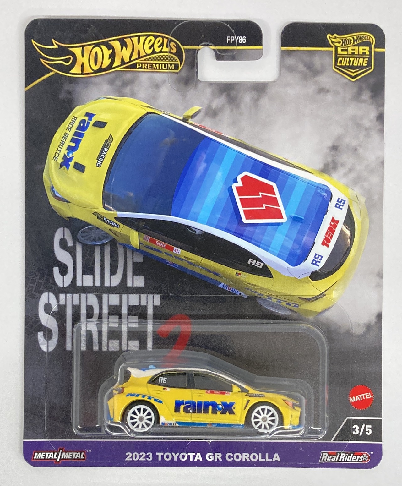 MATTEL HOTWHEELS SLIDE STREET 2 HKC82 2023 TOYOTA GR COROLLA 3/5 | まんだらけ Mandarake