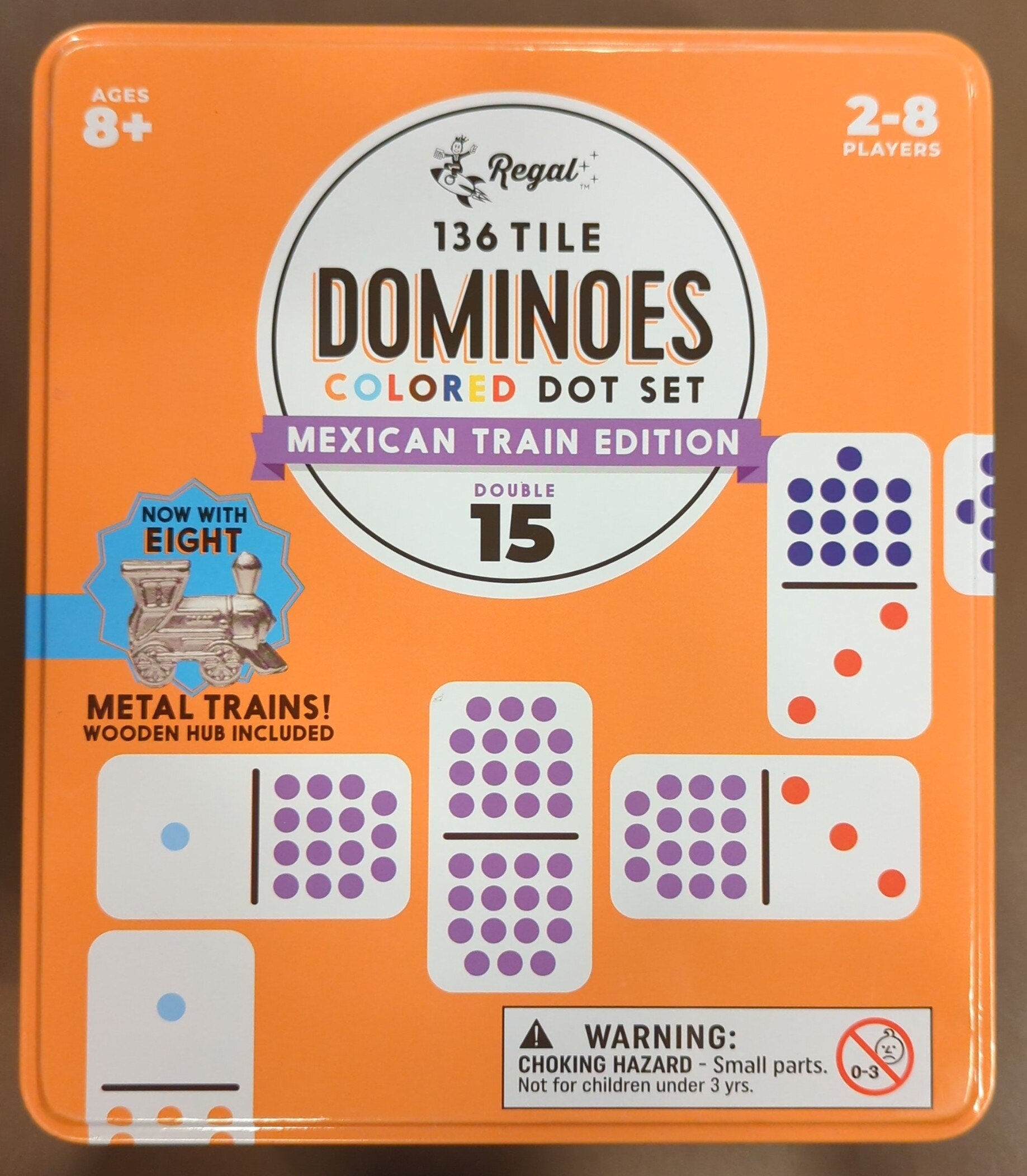 Regal Games 136TILE DOMINOES COLORED DOT SET MEXICAN TRAIN EDITION | まんだらけ Mandarake
