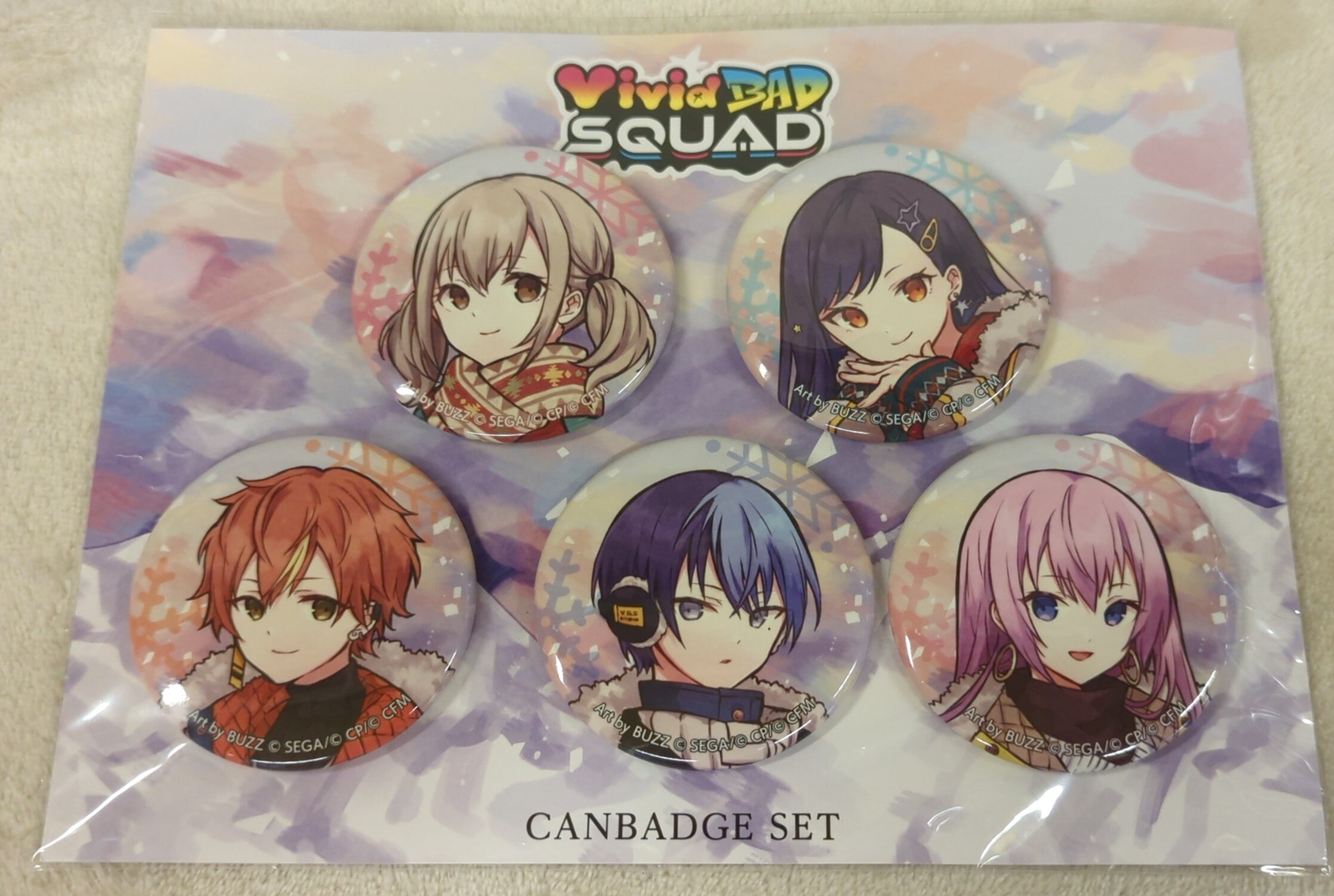 Colorful Palette 缶バッジセット Vivid BAD SQUAD | まんだらけ Mandarake
